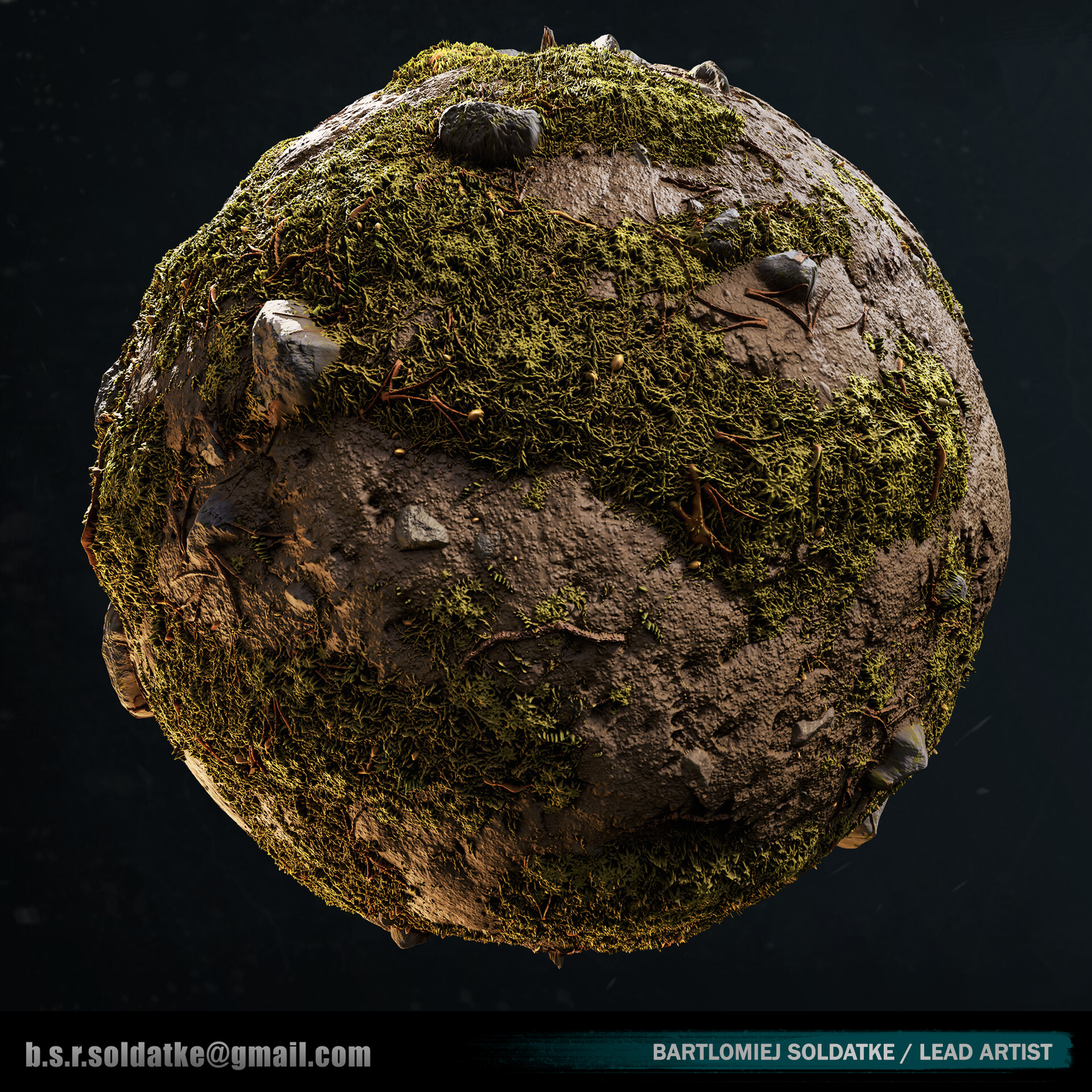 ArtStation - Mossy Ground Material