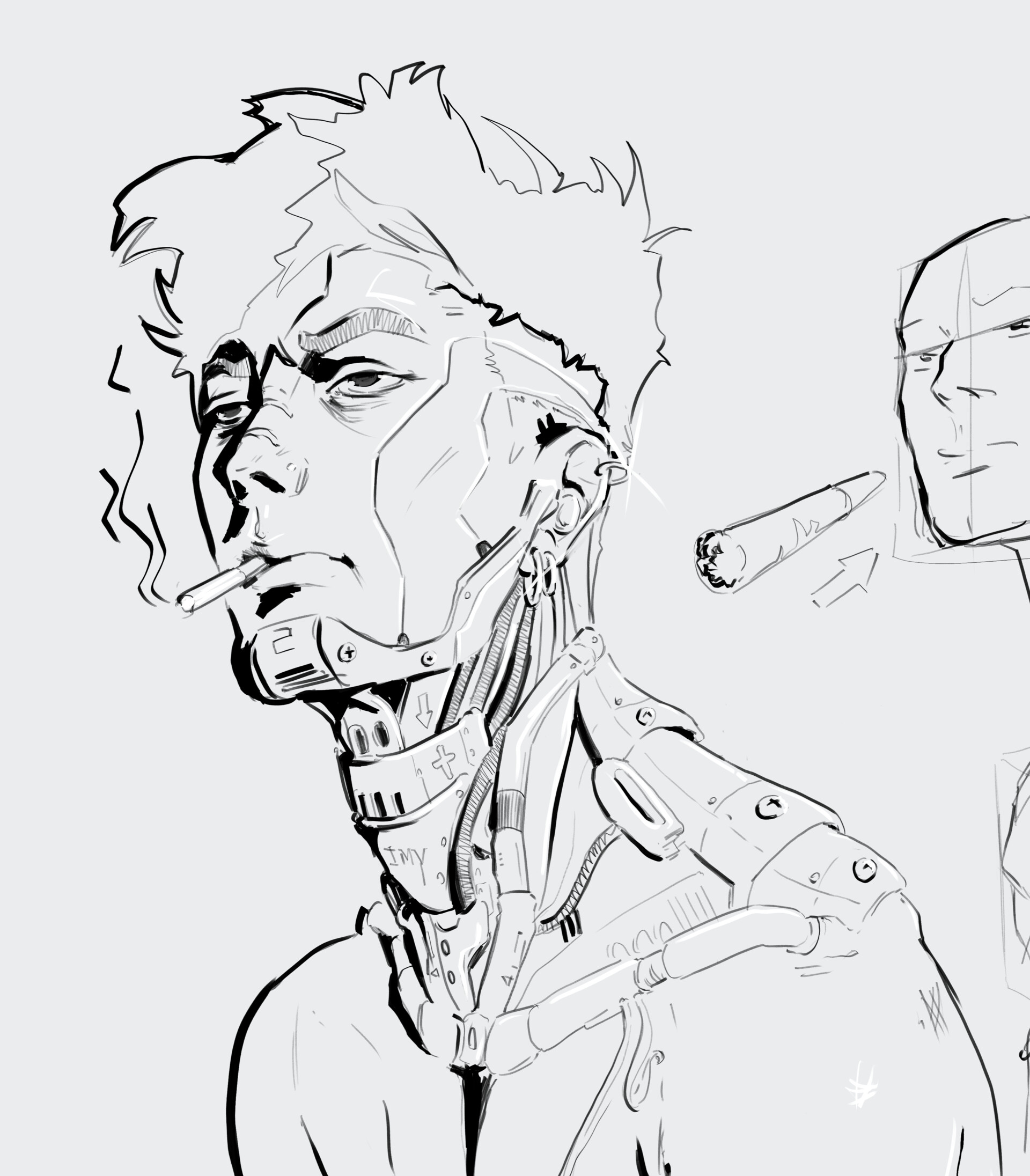 ArtStation - Cyberpunk Sketches