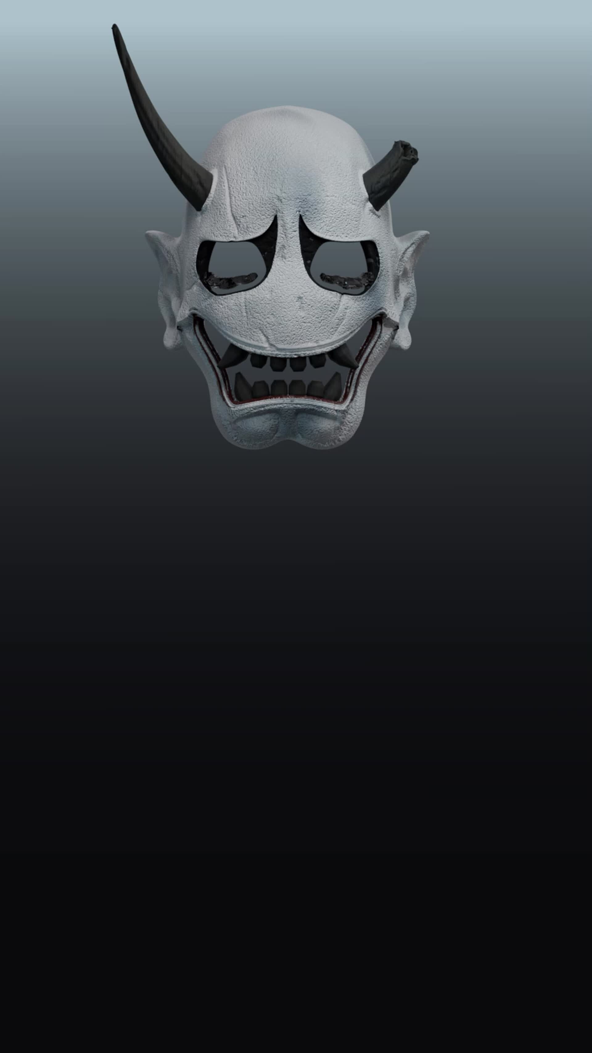 ArtStation - Ghostwire Tokyo - Hannya mask