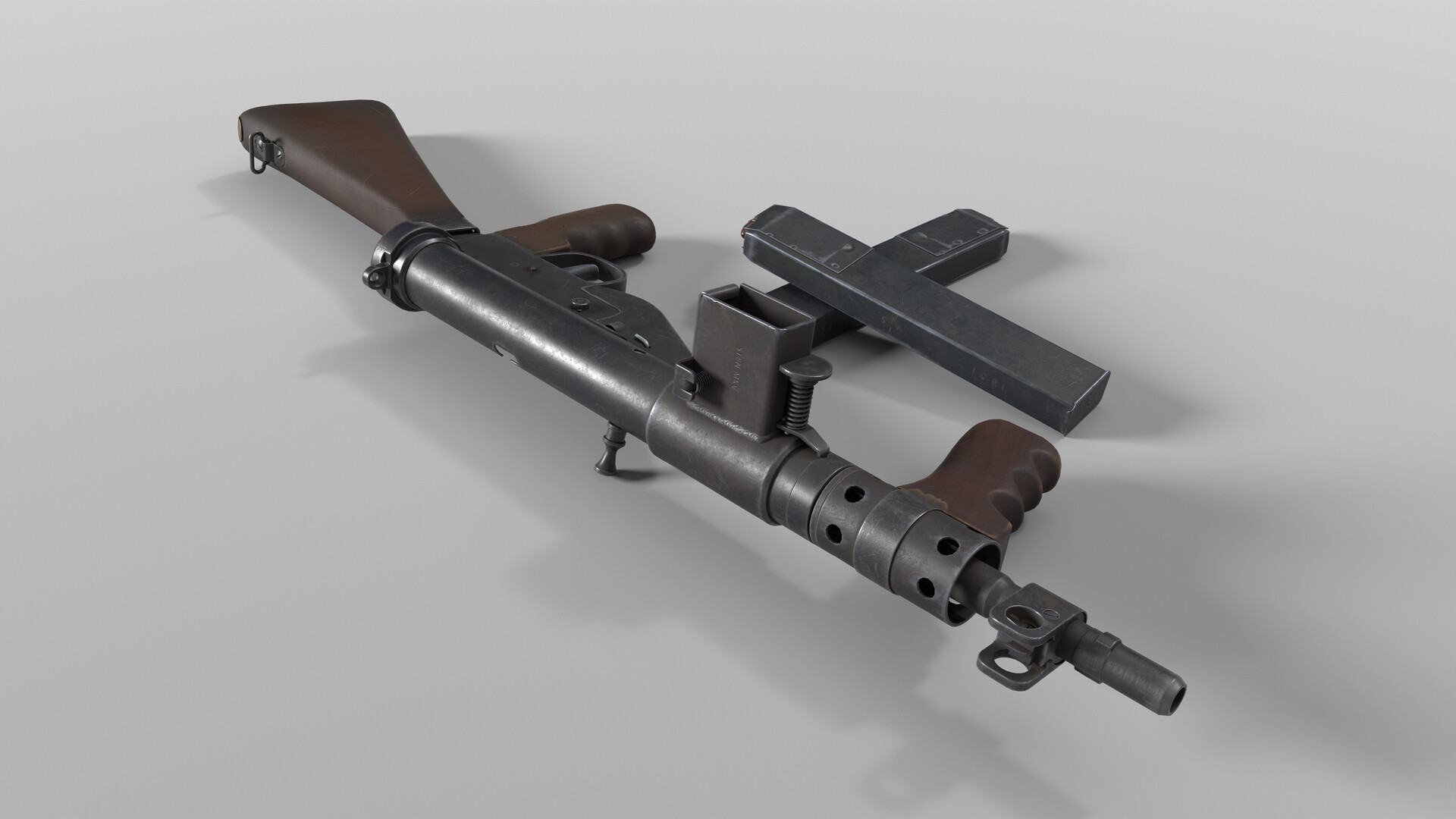 ArtStation - STEN MK-V (WW II)