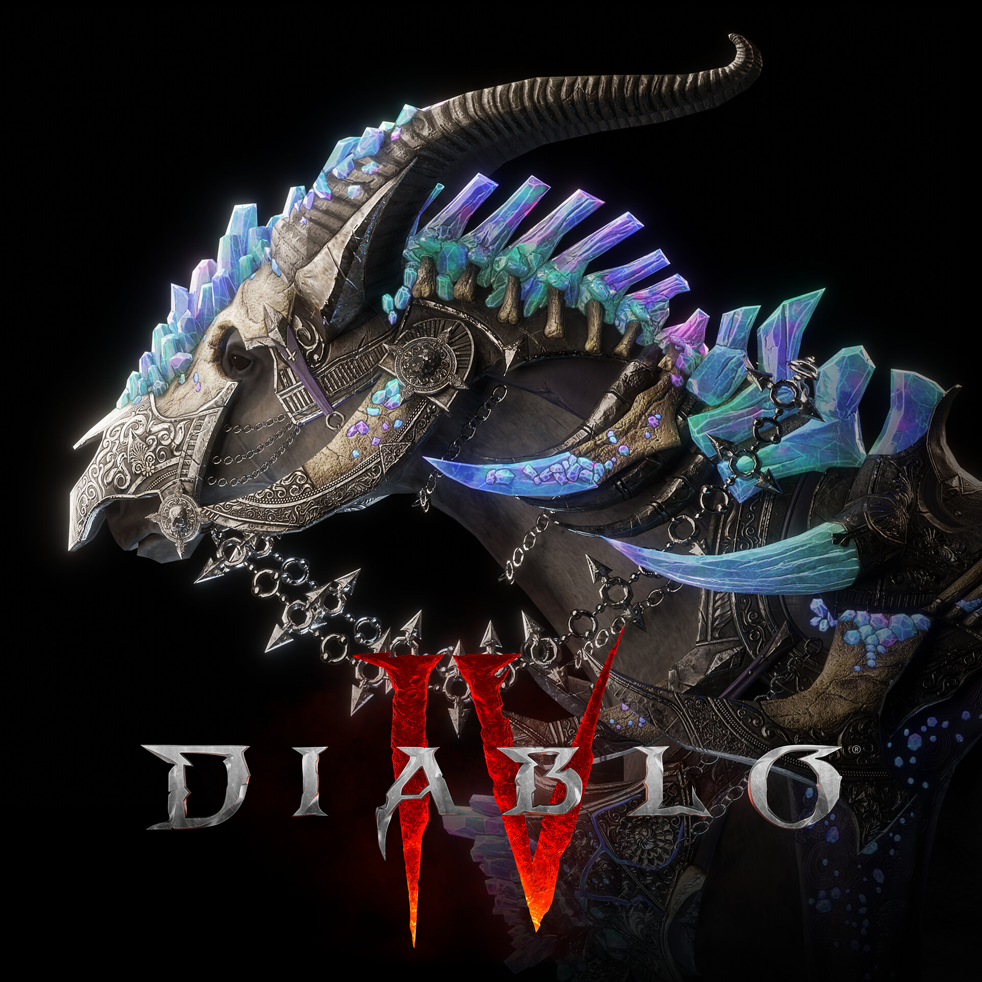 ArtStation - Diablo IV: Crystal and Bone - Horse Armor