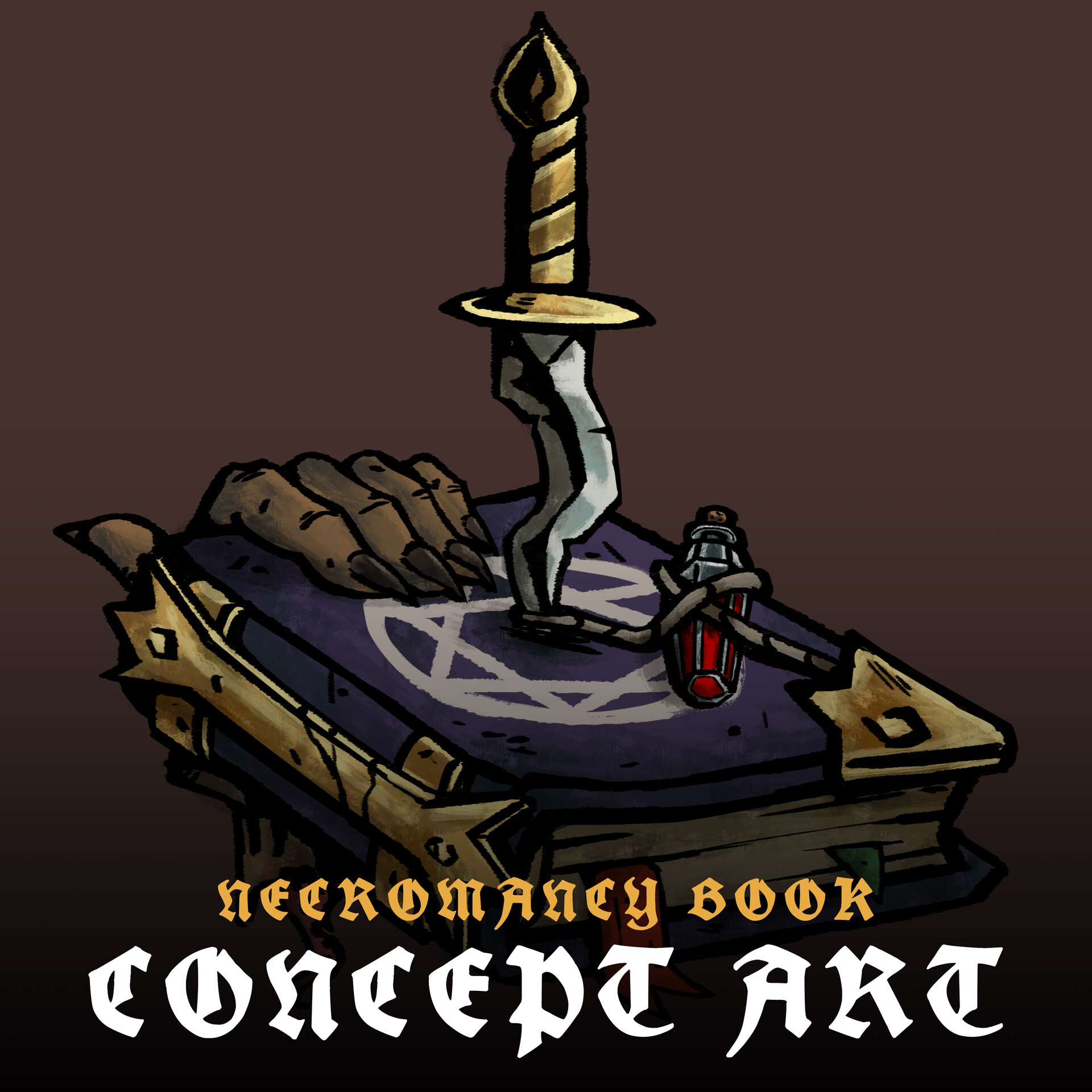 ArtStation - Necromancy Book - Concept Art