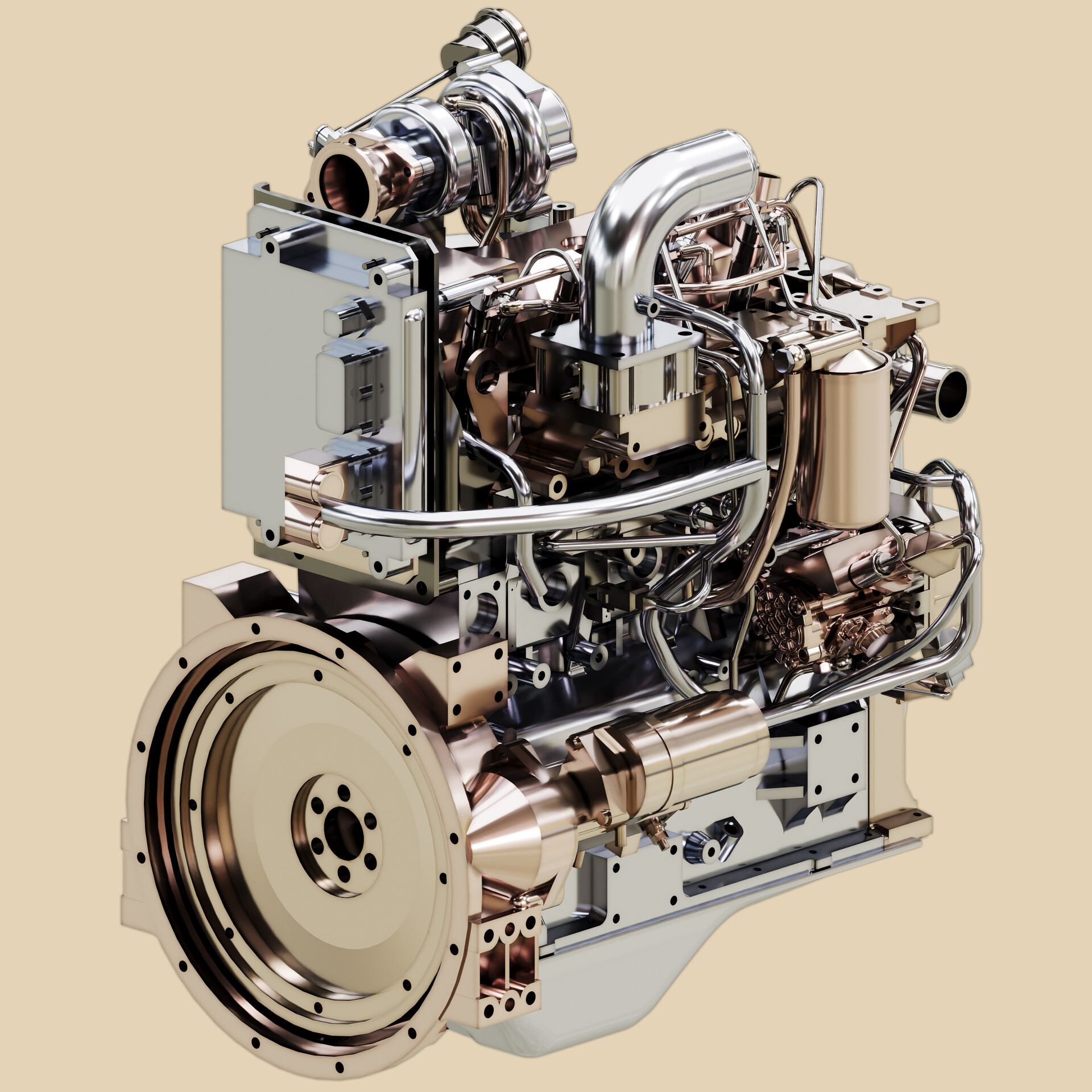 ArtStation - HARD SURFACE KITBASH - Engine Kit