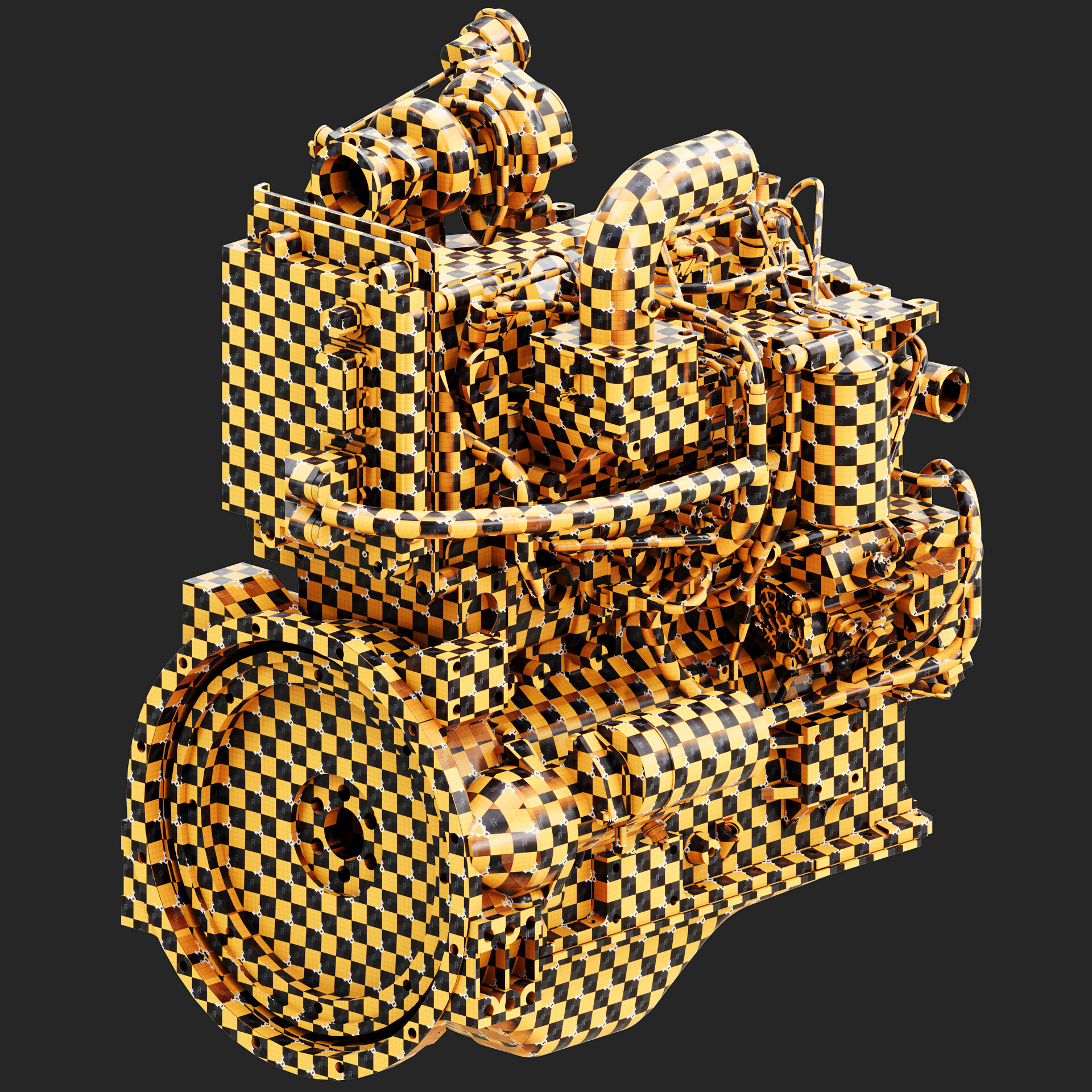 ArtStation - HARD SURFACE KITBASH - Engine Kit