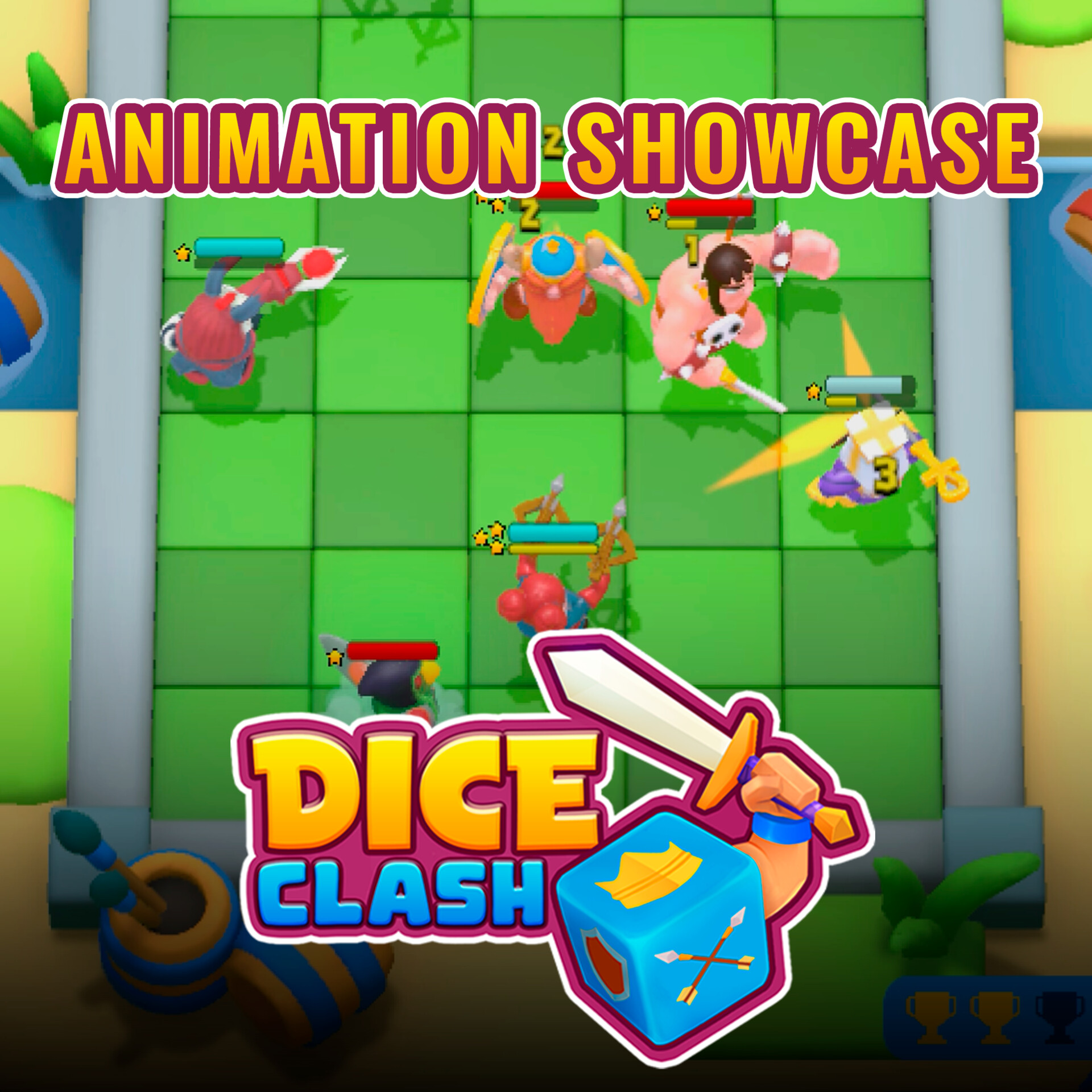ArtStation - Dice Clash - Animation Showcase