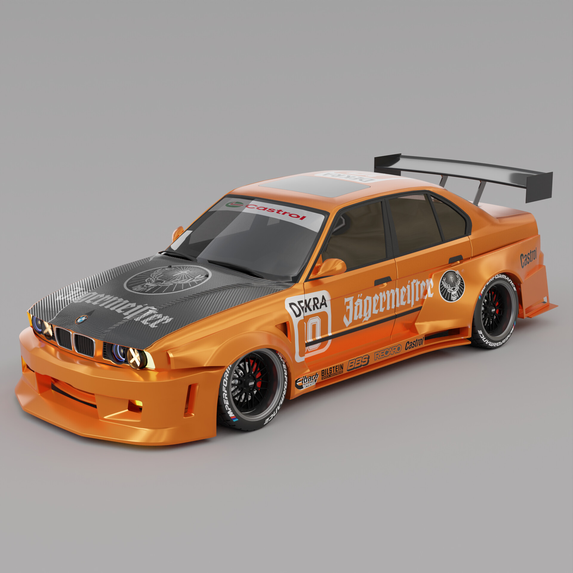 ArtStation - BMW E34 MODIFIED