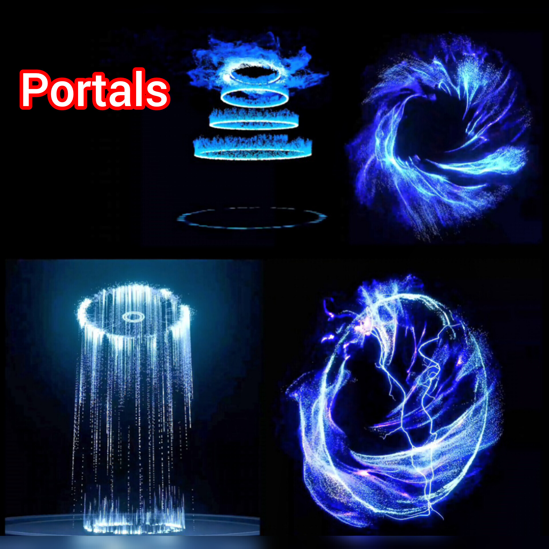 ArtStation - few types of portals