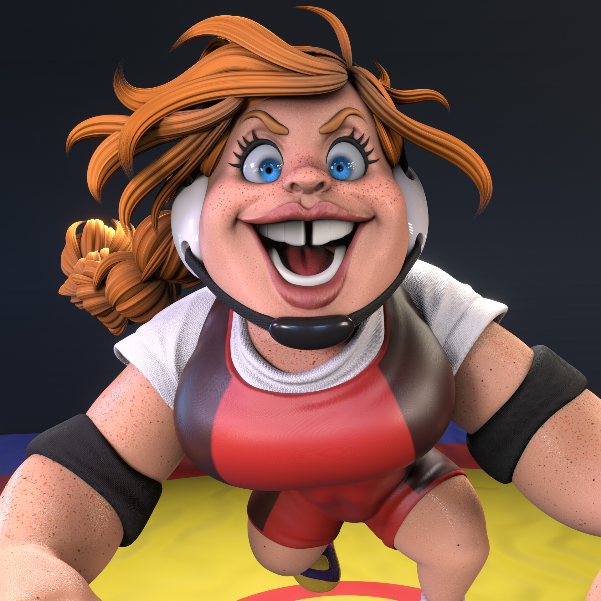 ArtStation - Wrestler!