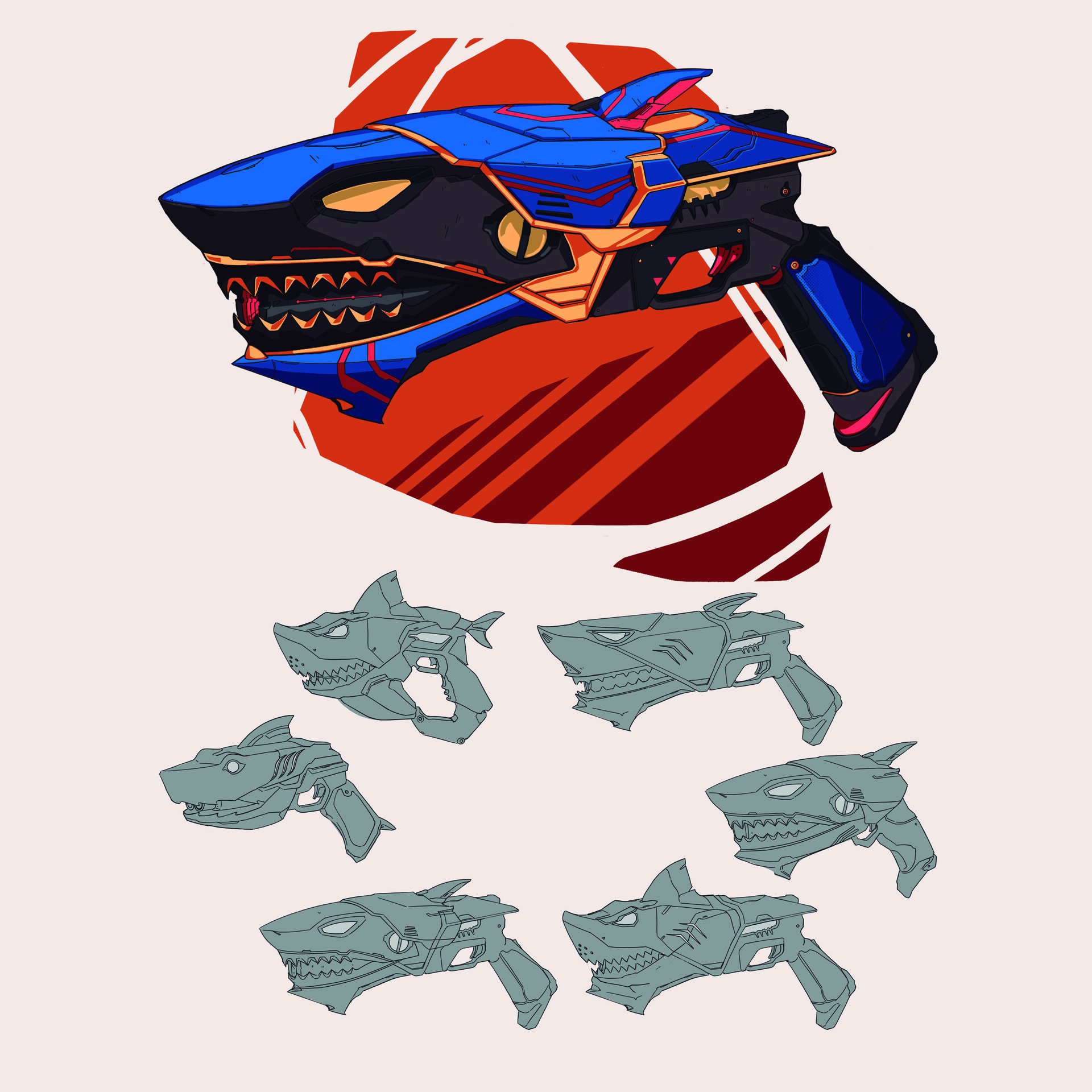 ArtStation - Shark Weapon