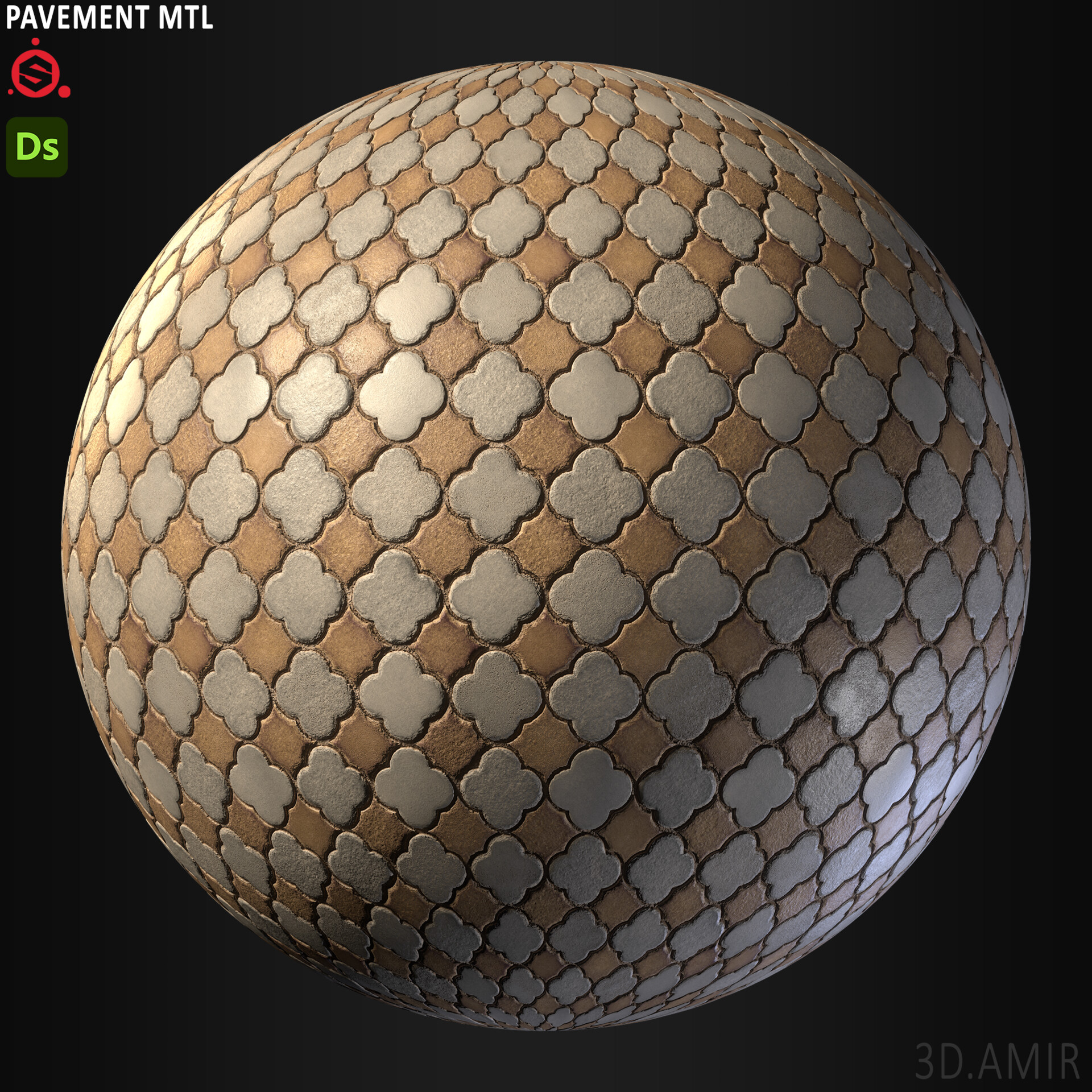 ArtStation - 60 Realistic Pavement Base Material - VOL02