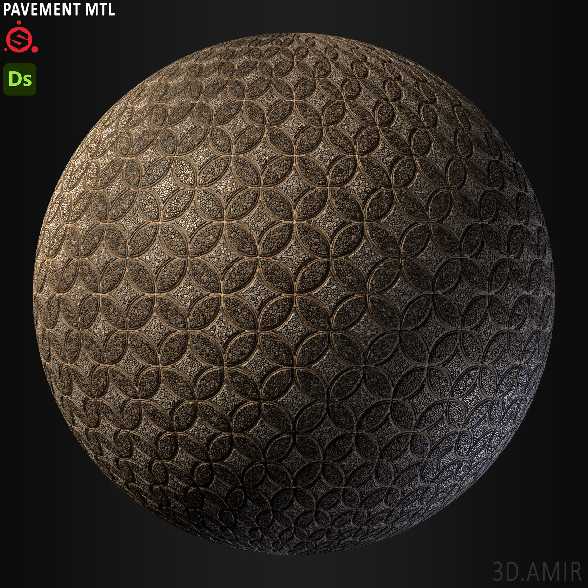 ArtStation - 60 Realistic Pavement Base Material - VOL02