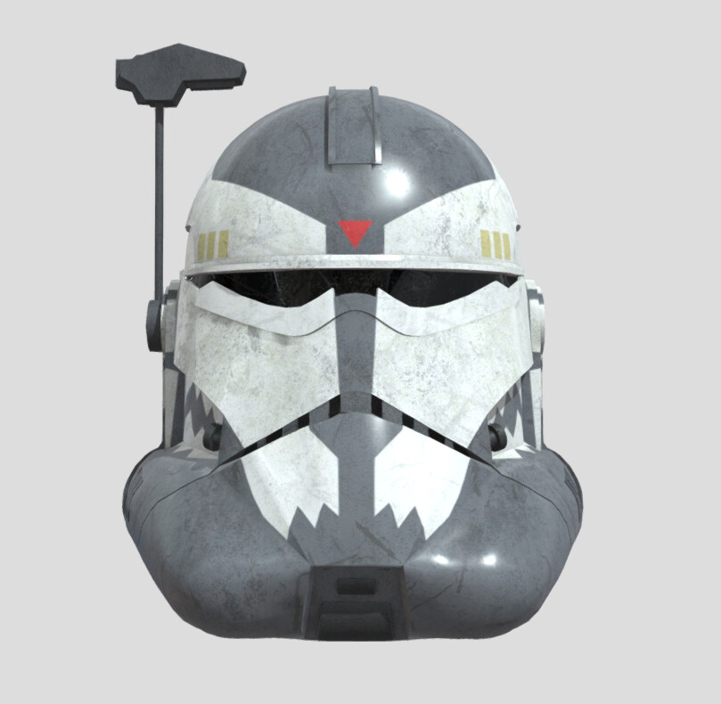 ArtStation - Personal Project - 'Commander Wolffe's Helmet'