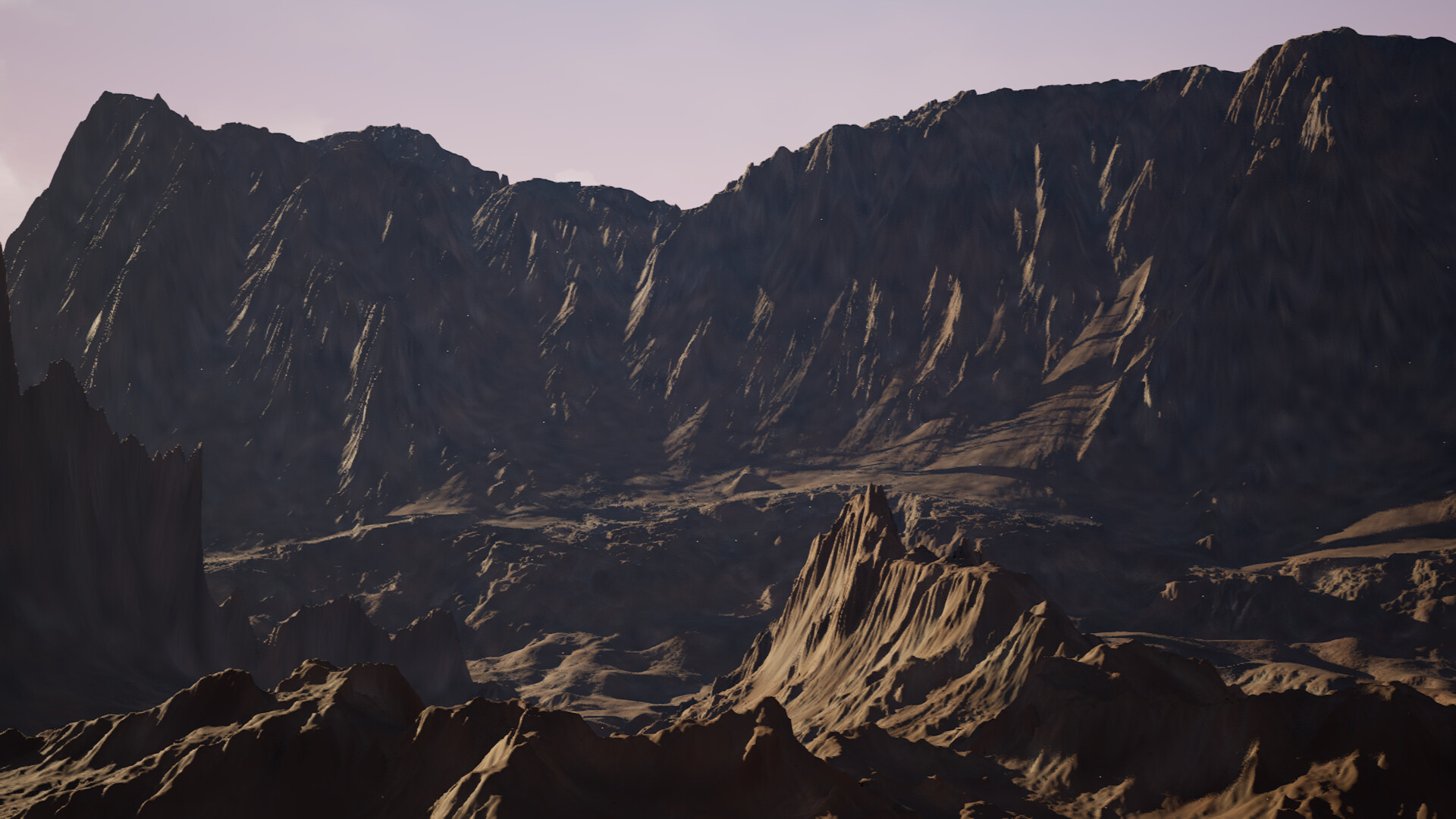 ArtStation - 3D Procedural Terrain - Cliffside