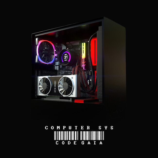 ArtStation - NZXT AMD NVIDIA h500 computer | @the3nchanted