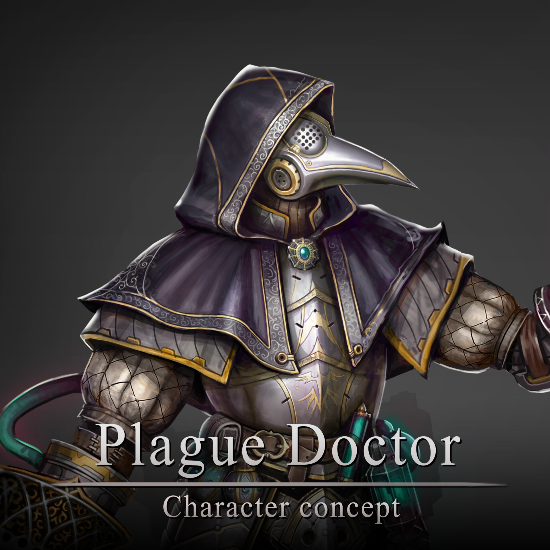 ArtStation - Plague Doctor - Character Concept