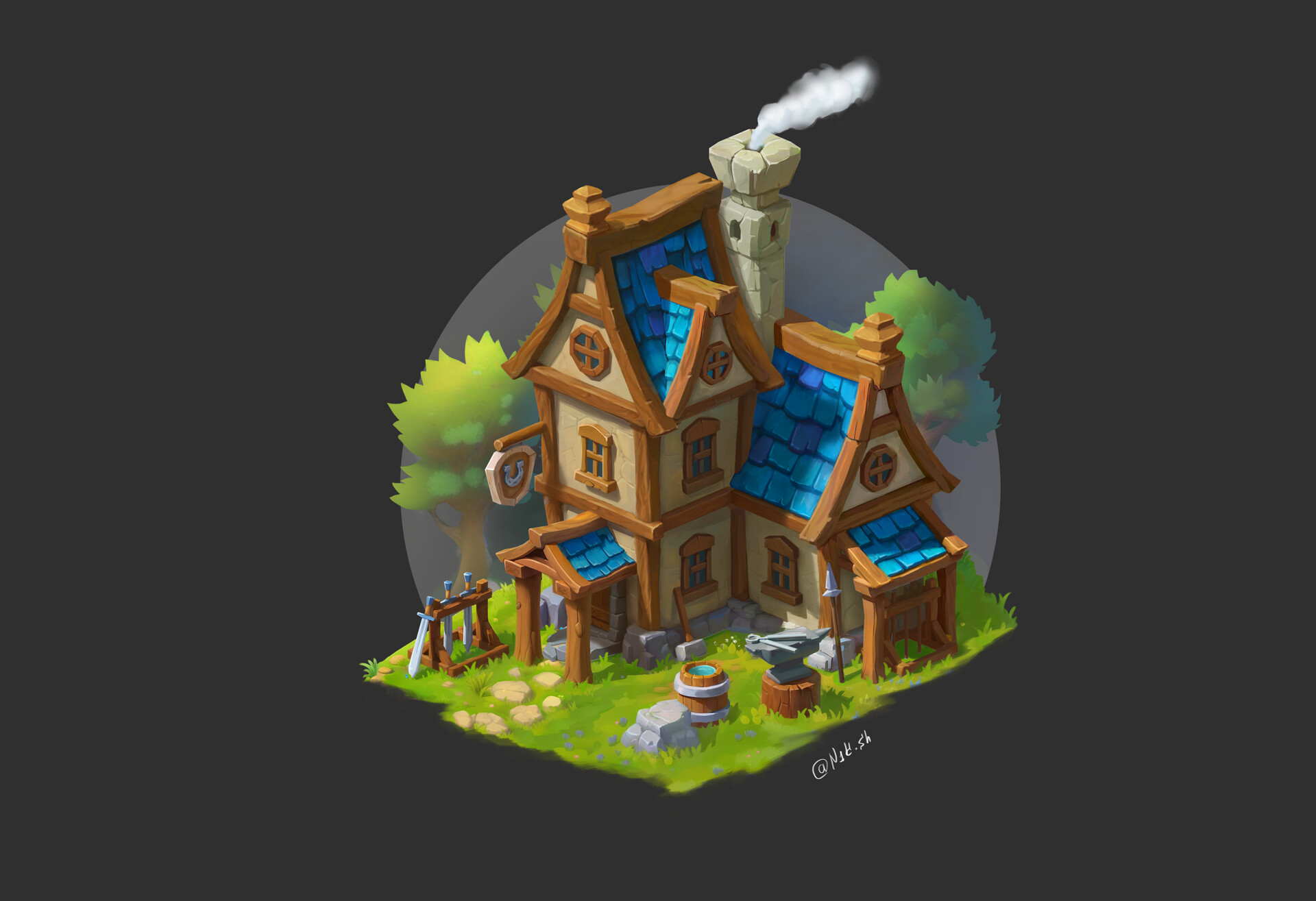 ArtStation - Isometric forge
