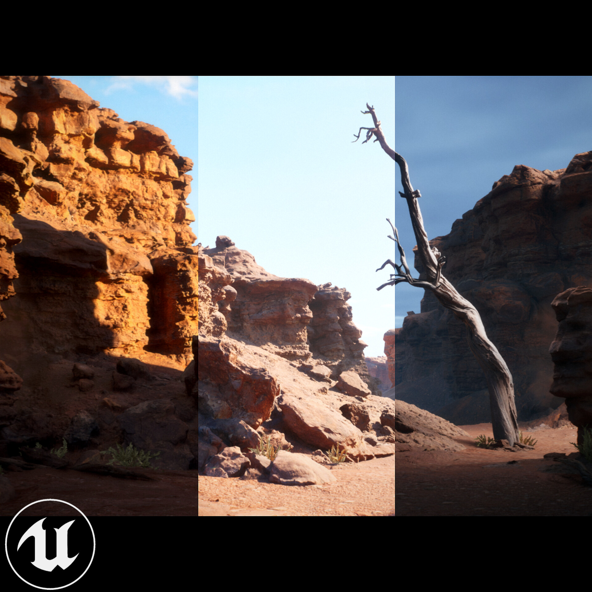 ArtStation - Canyon Lighting Studies
