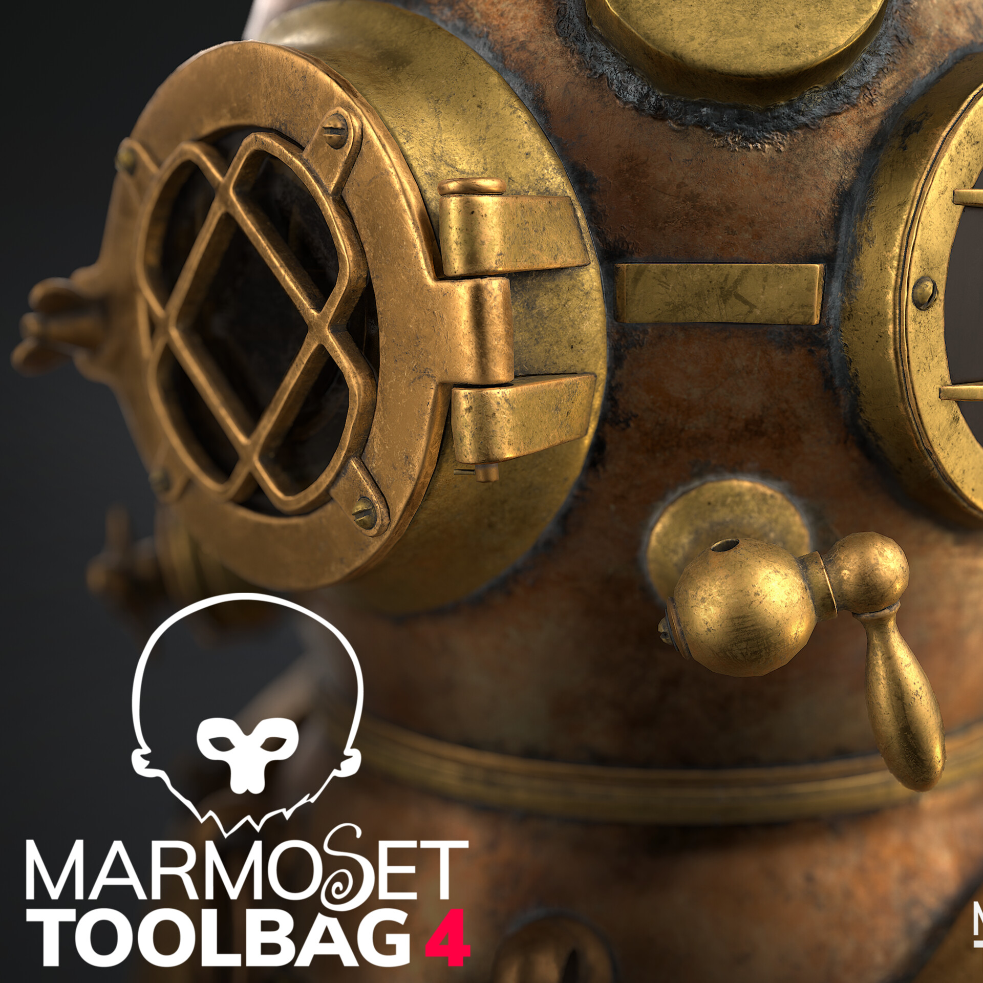 ArtStation - Underwater Diving Helmet