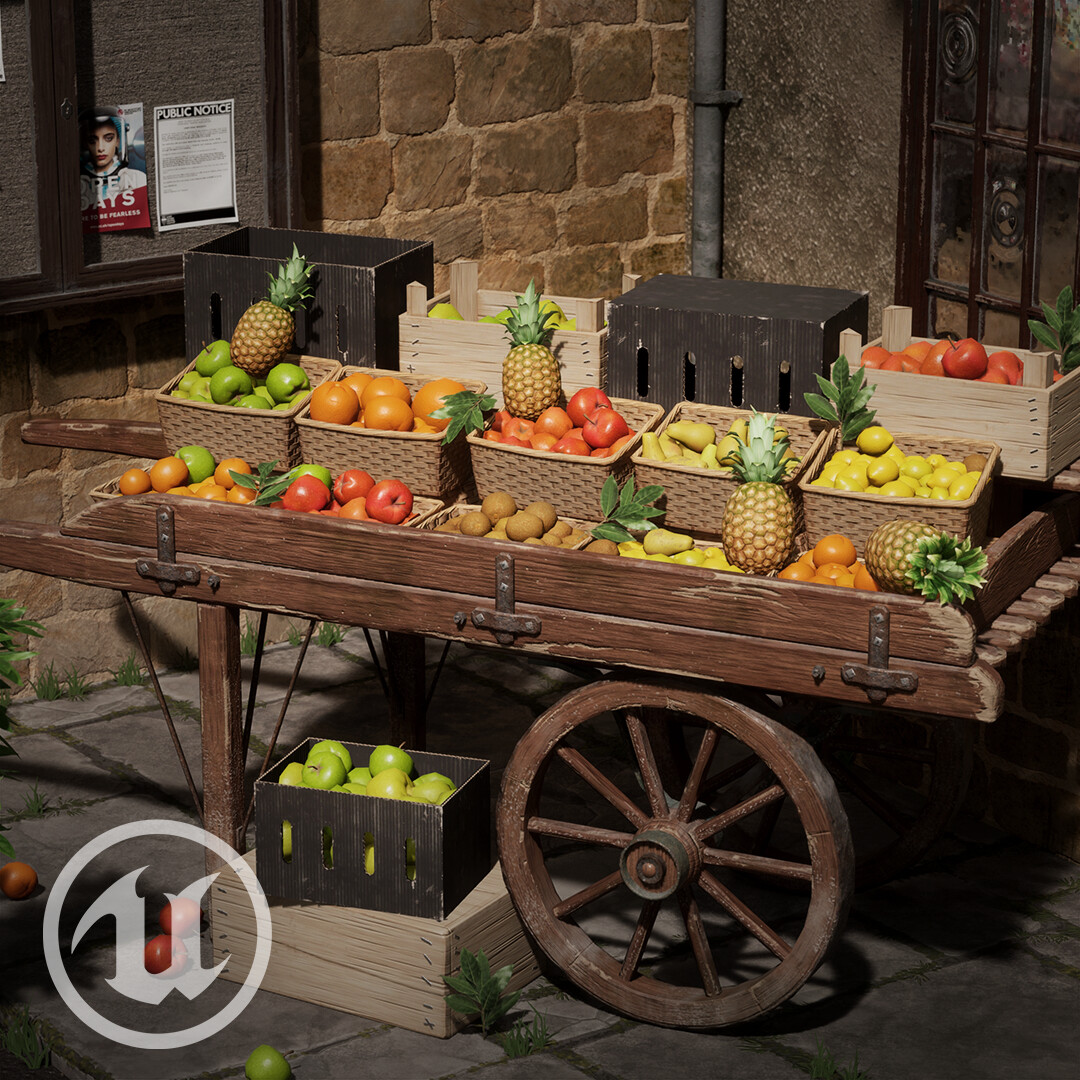 ArtStation - Fruit Cart - Playground Games