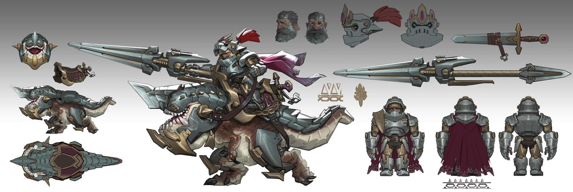 ArtStation - legendary dwarf Dragon Rider