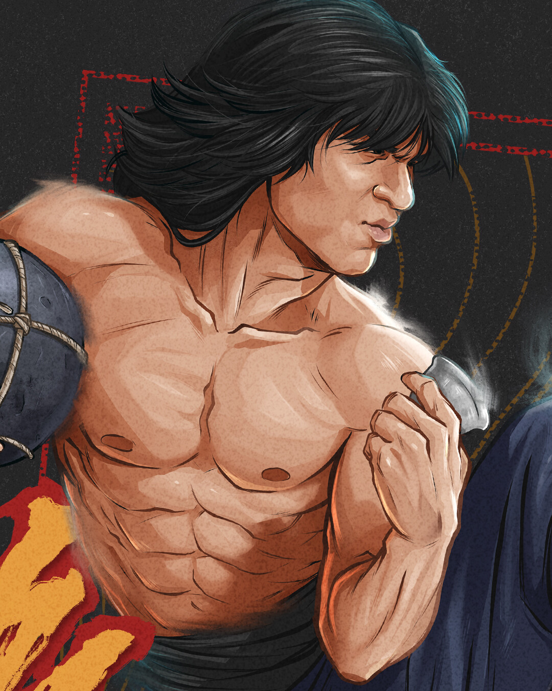 ArtStation - Jackie Chan - Drunken Master