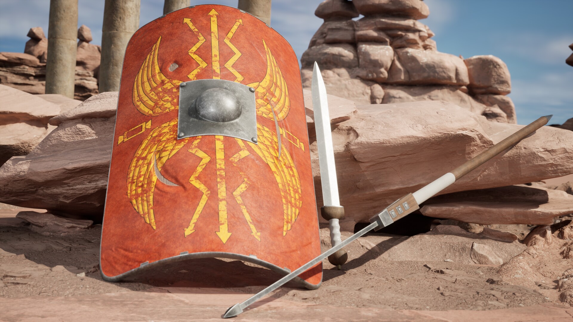 ArtStation - Roman Weapons