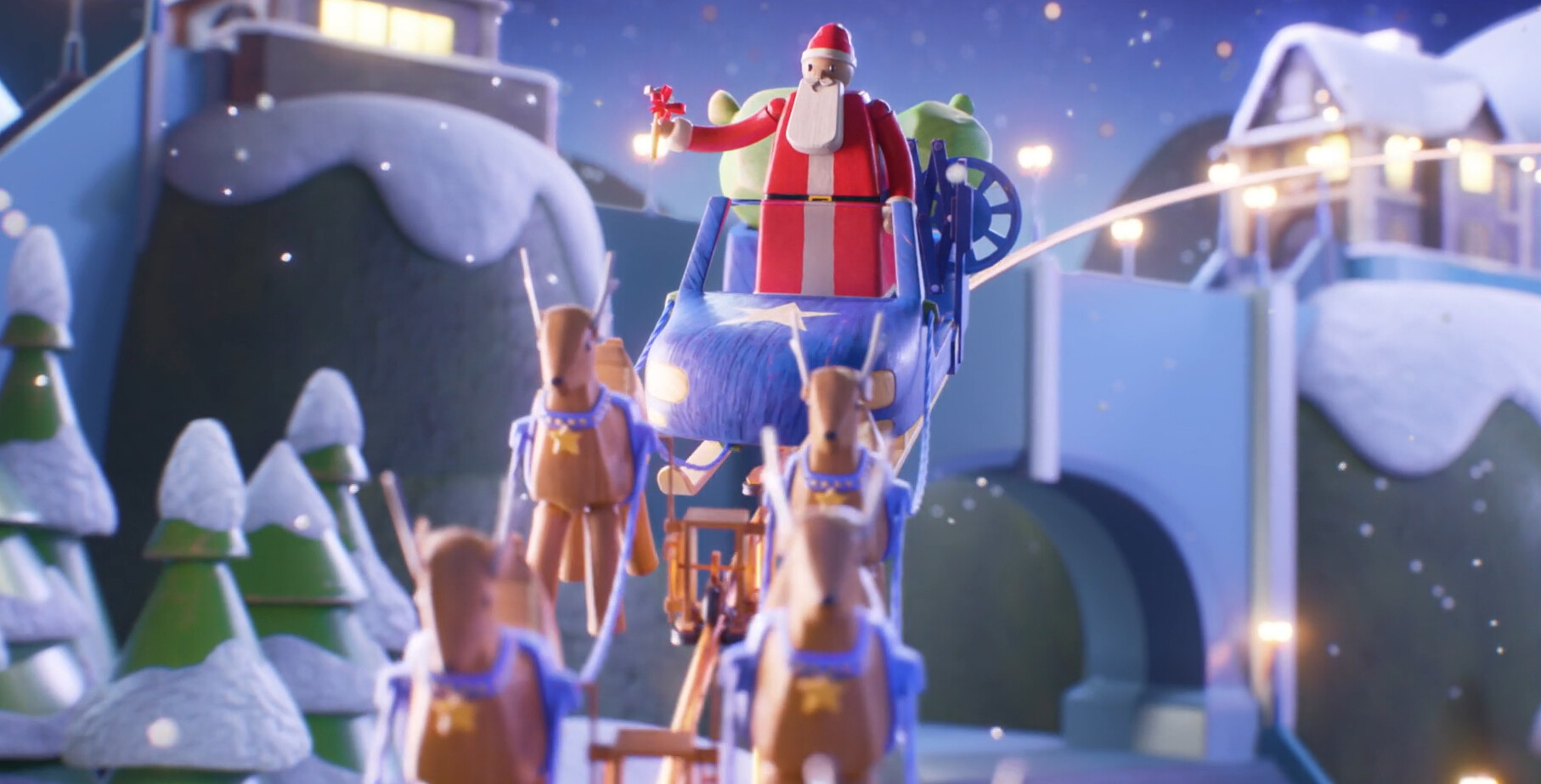 ArtStation - Follow Santa | Onstar - Animation, layout and technical jobs