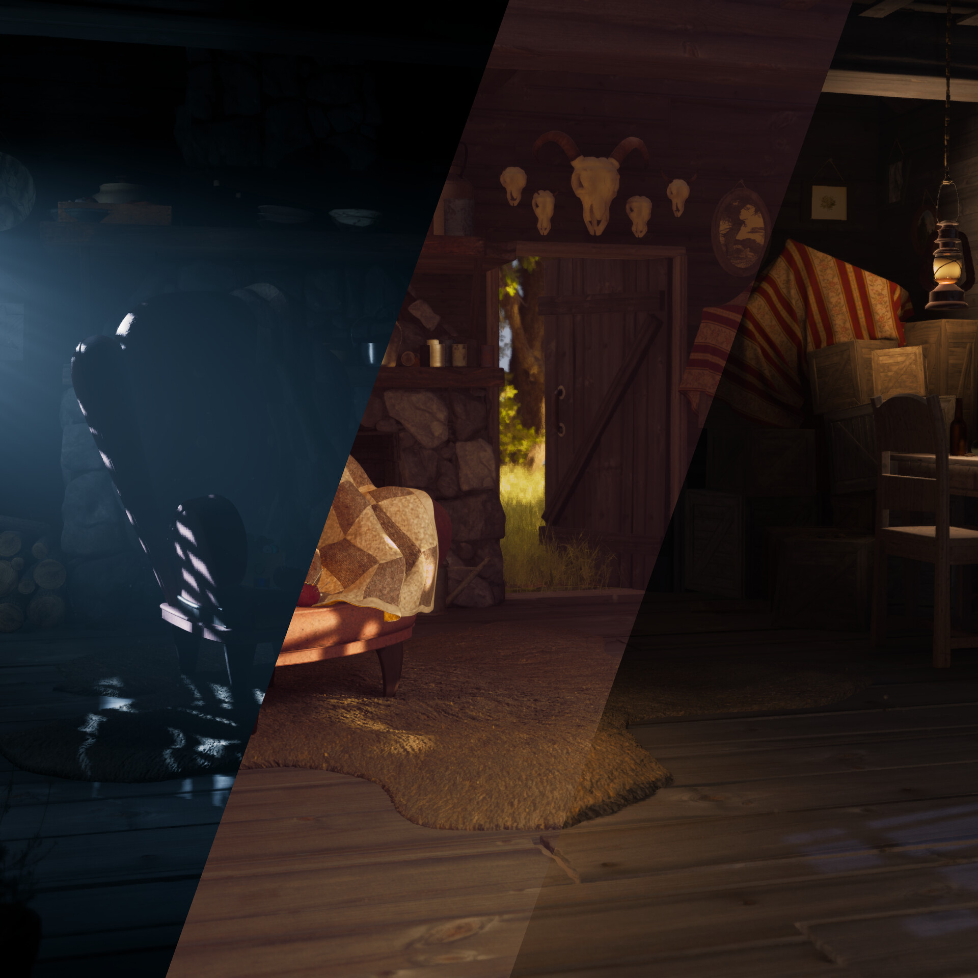 ArtStation - The Rustic Cabin