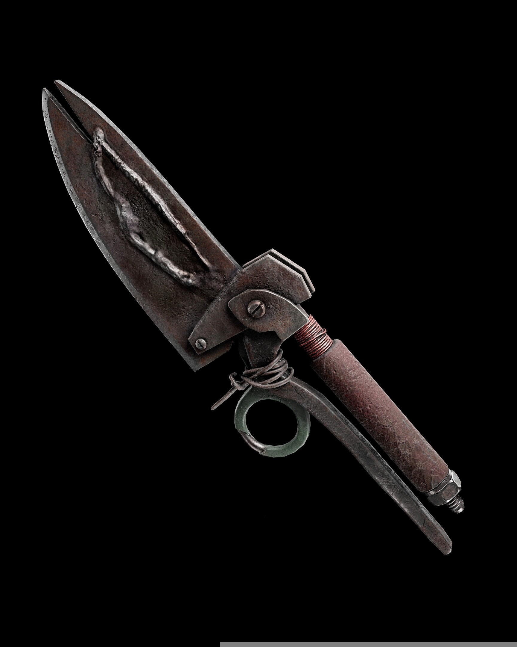 ArtStation - Post-Apocalyptic-Knife