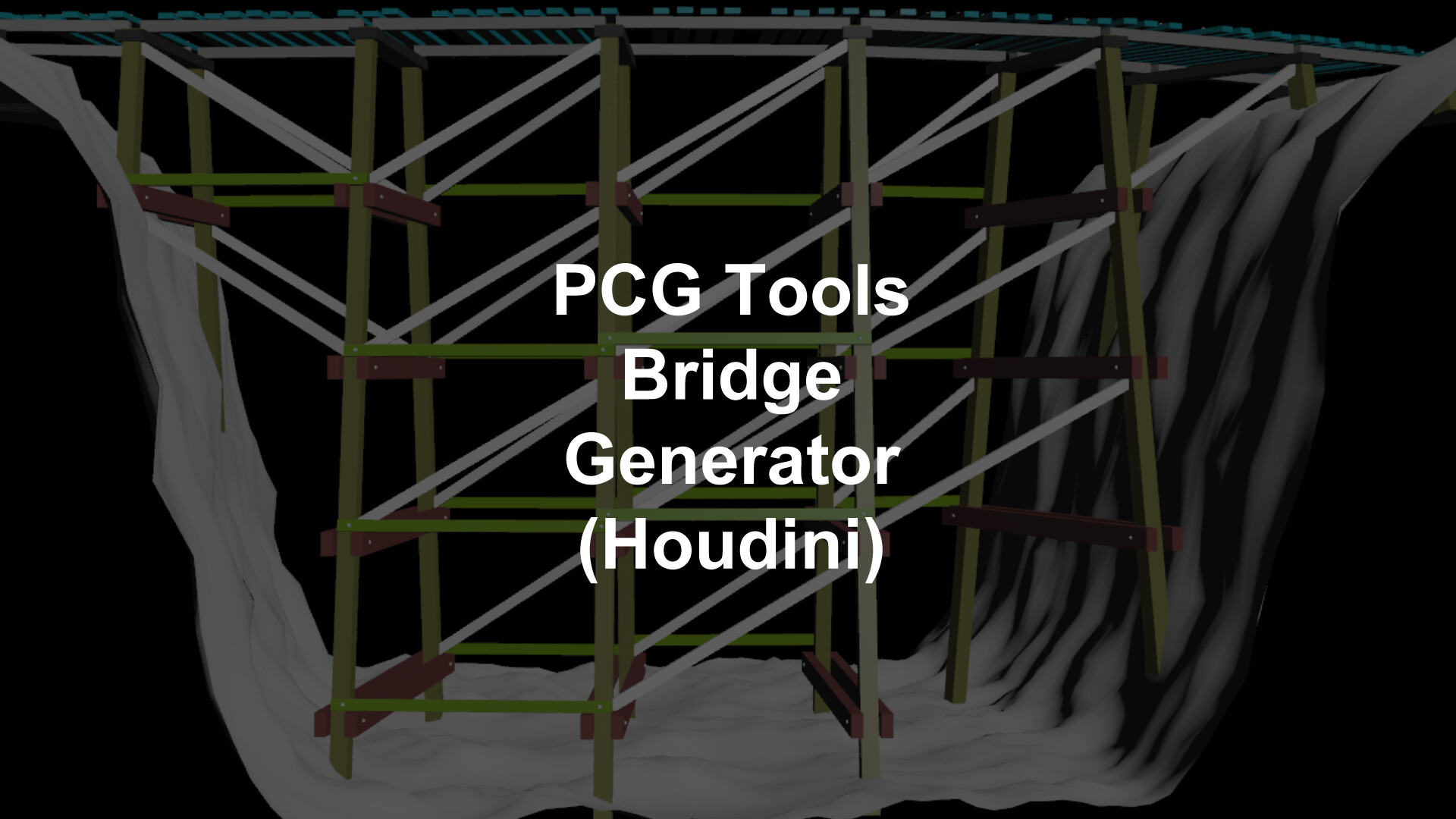 ArtStation - Houdini : Archaic Bridge Generator