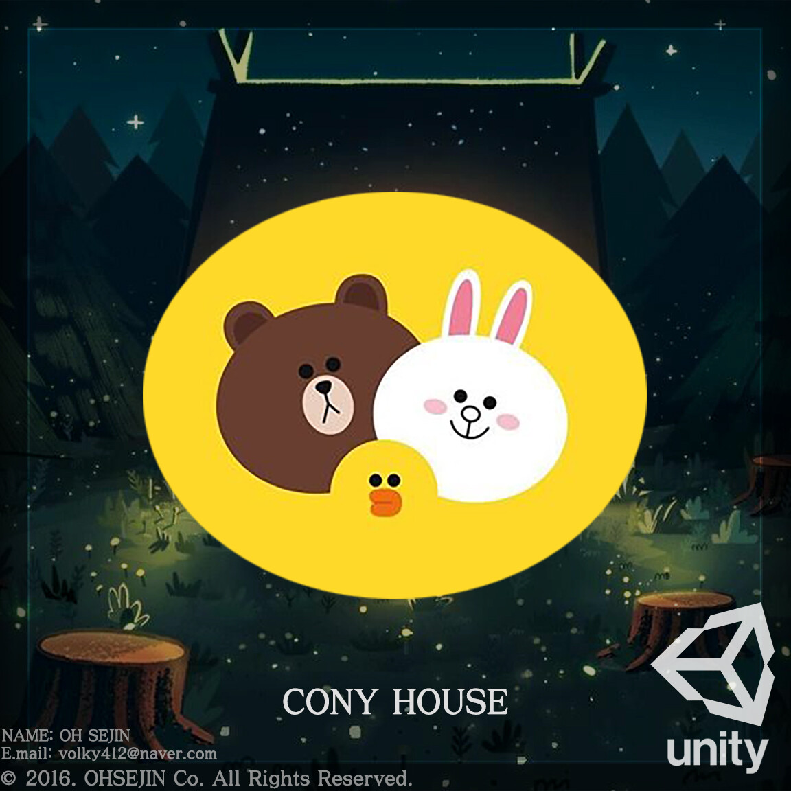 ArtStation - 개인 작업물 - LINE : CONY HOUSE 2016