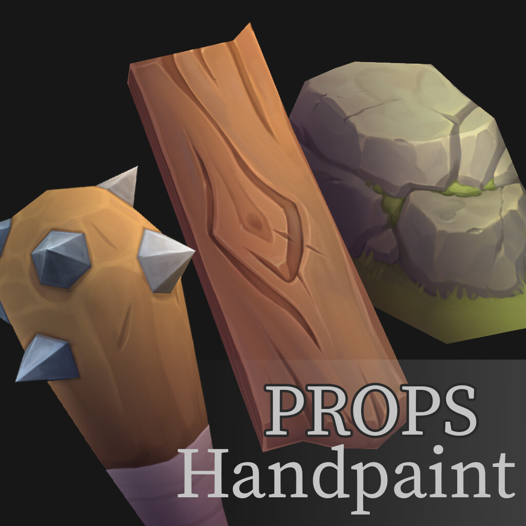 ArtStation - Handpainted Props