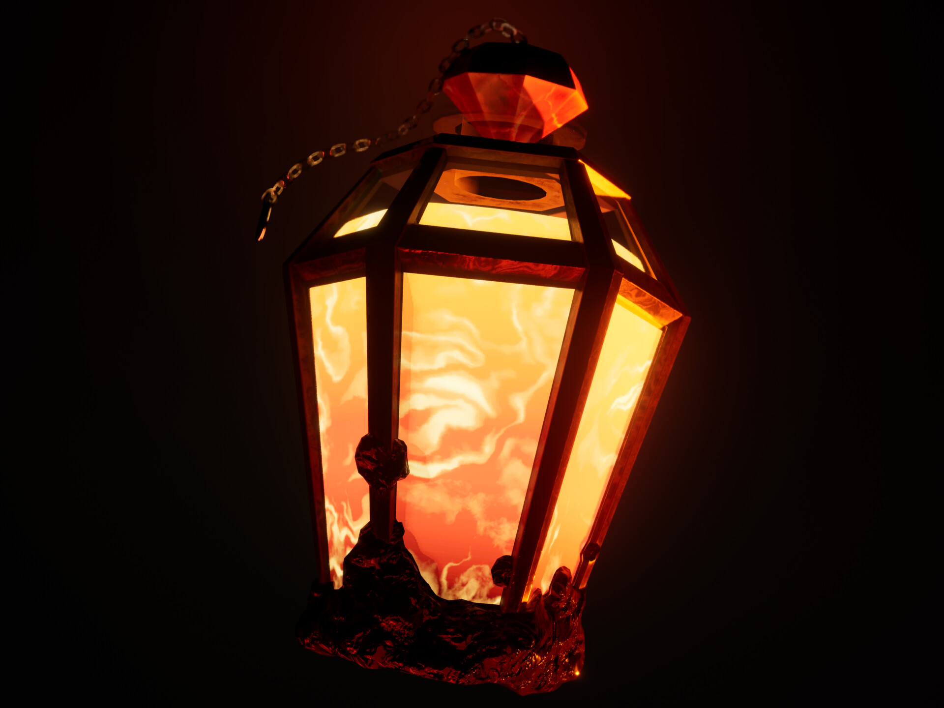 ArtStation - Fire Potion Bottle