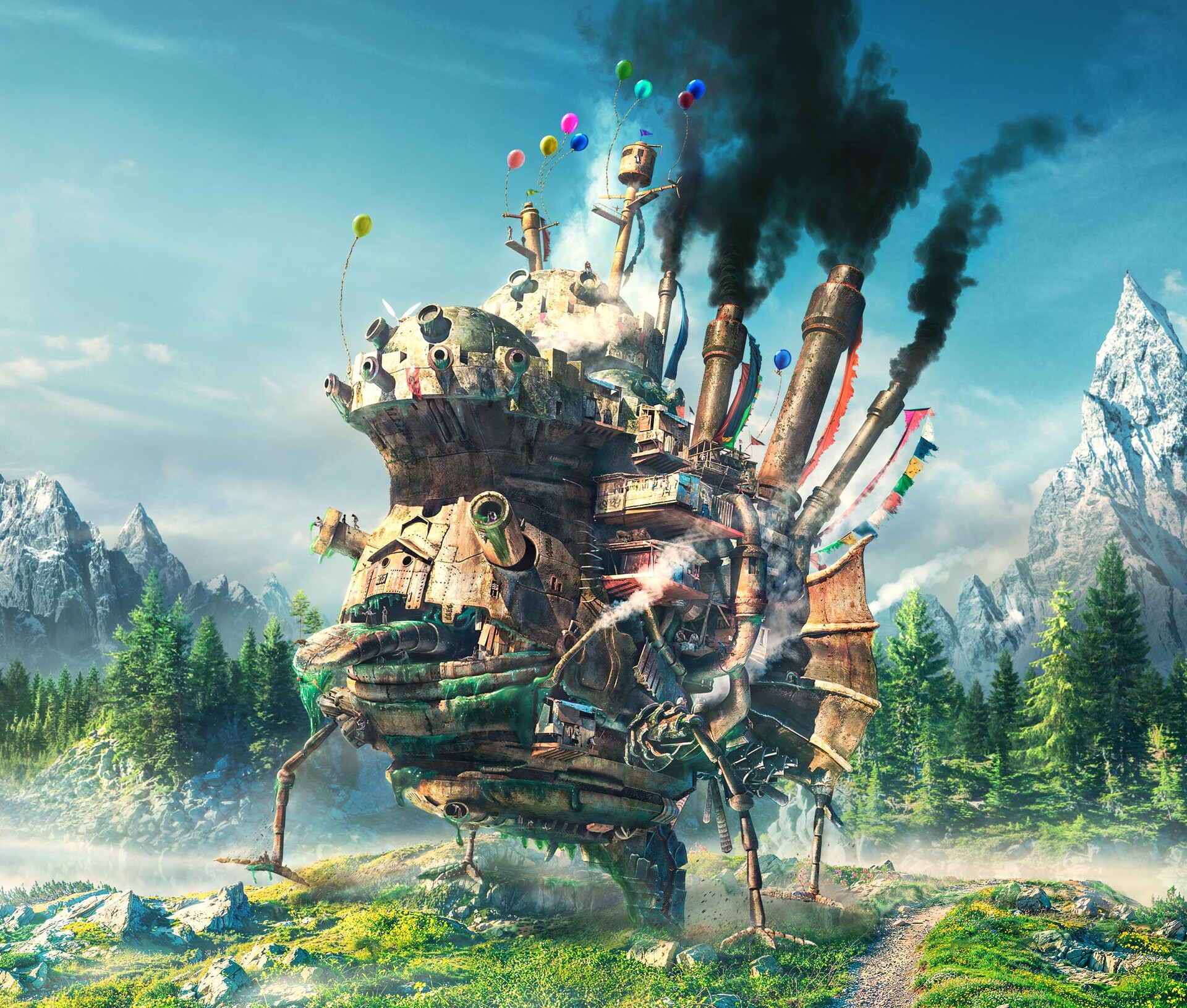 ArtStation - Project Moving Castle