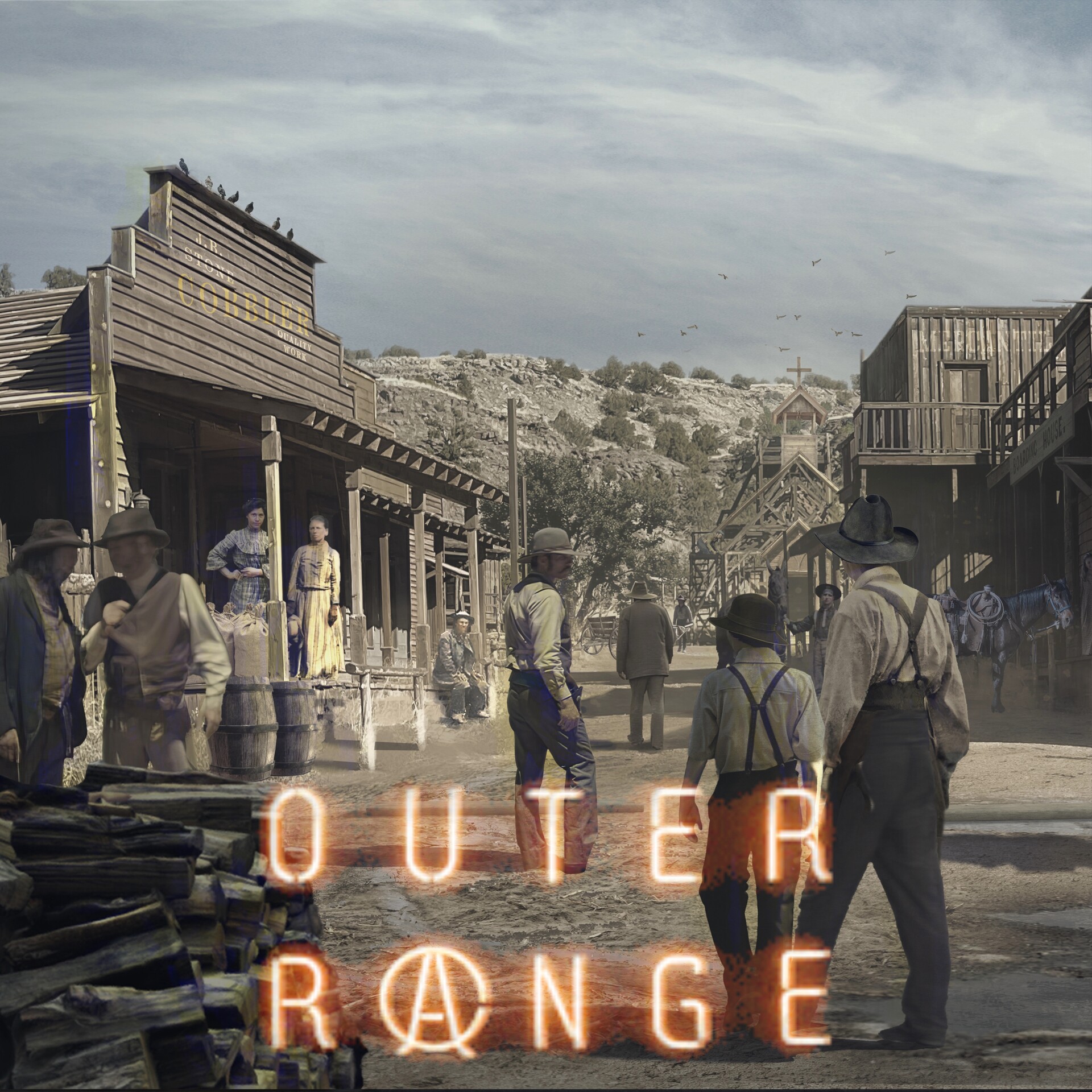 ArtStation - Outer Range S2 - Wabang Main Street Panorama