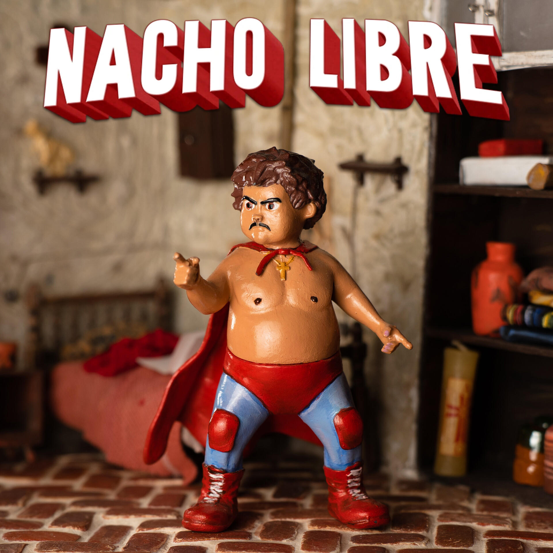 ArtStation - Nacho Libre (Jack Black) 3D print
