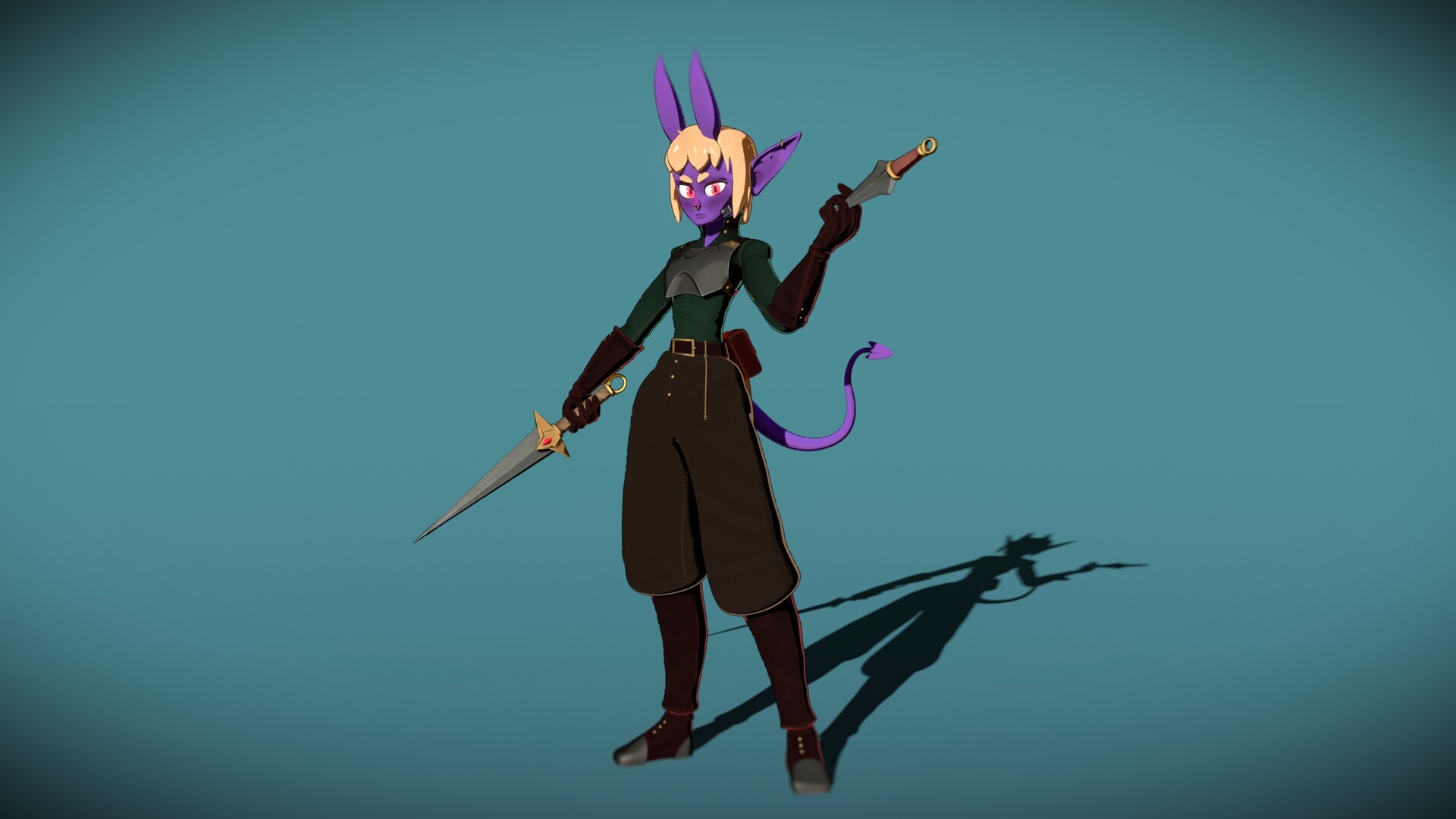 ArtStation - Demon Rogue Dahlia