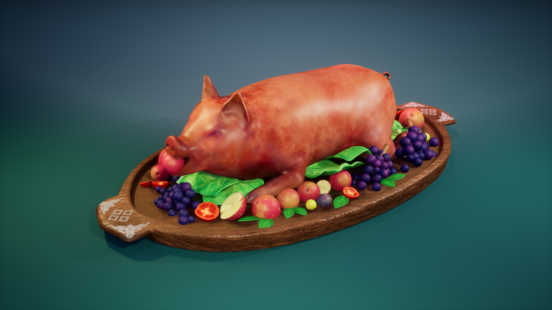 ArtStation - Roast pig