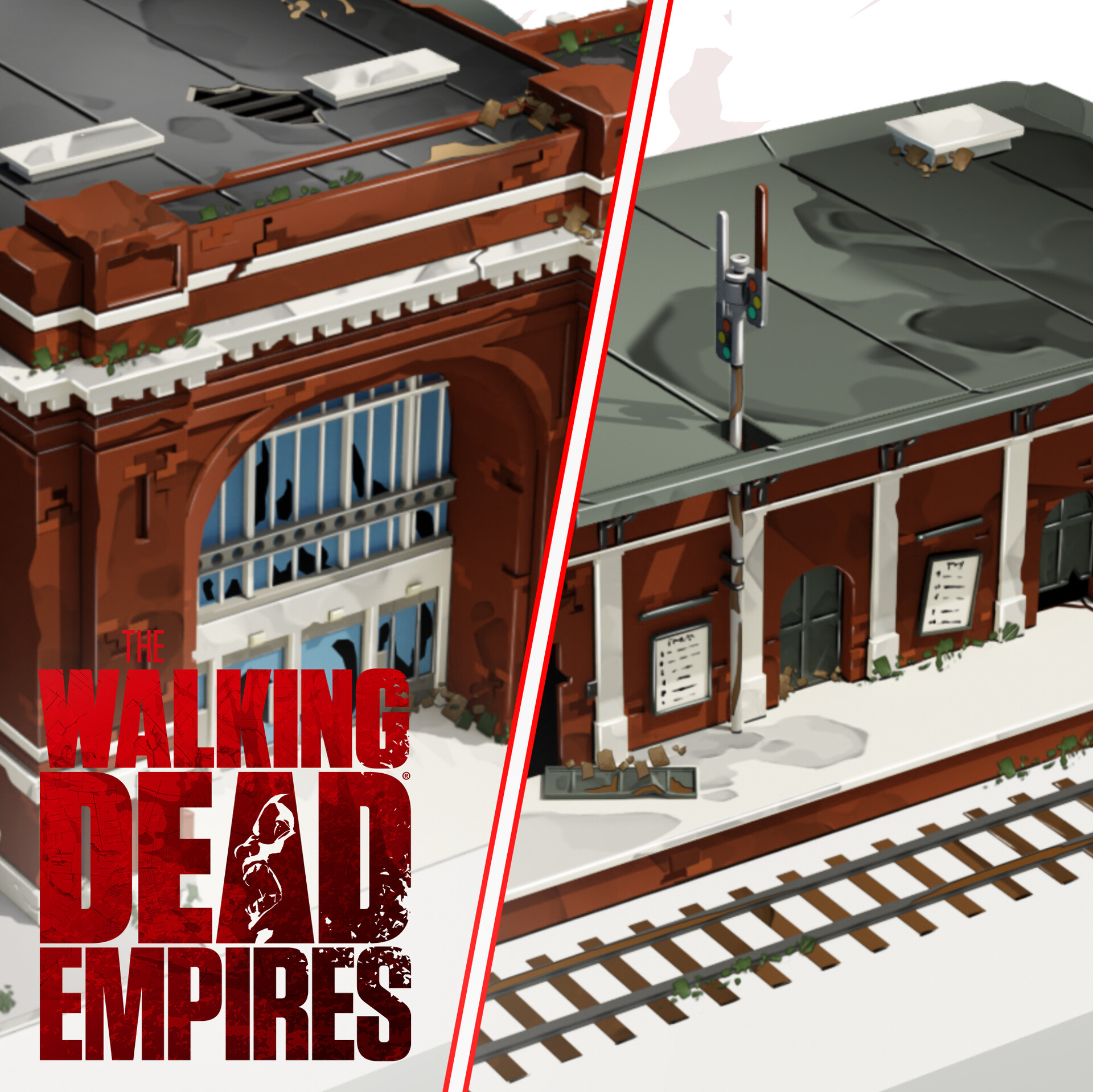 ArtStation - TWDE - Train station