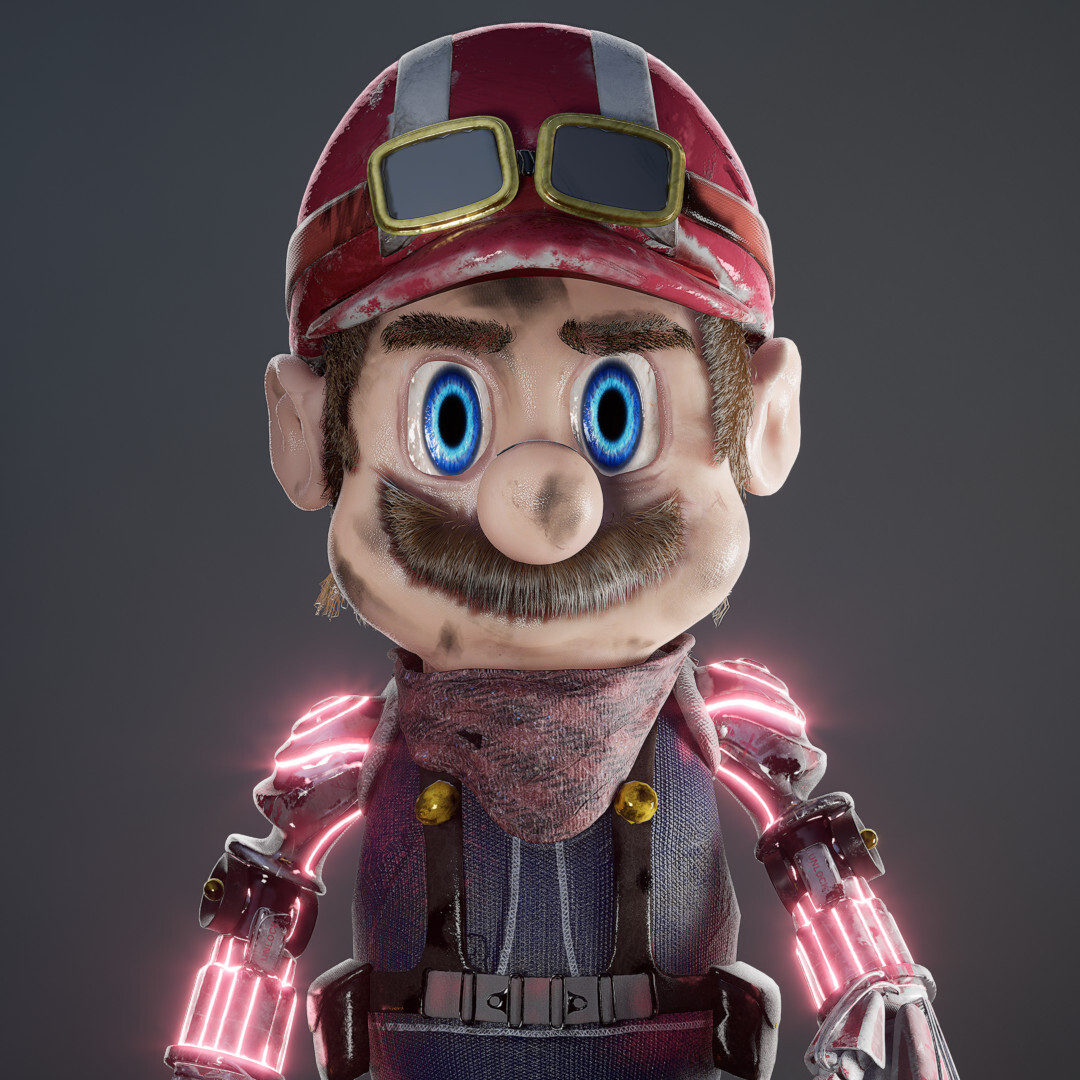 ArtStation - Iron Mario