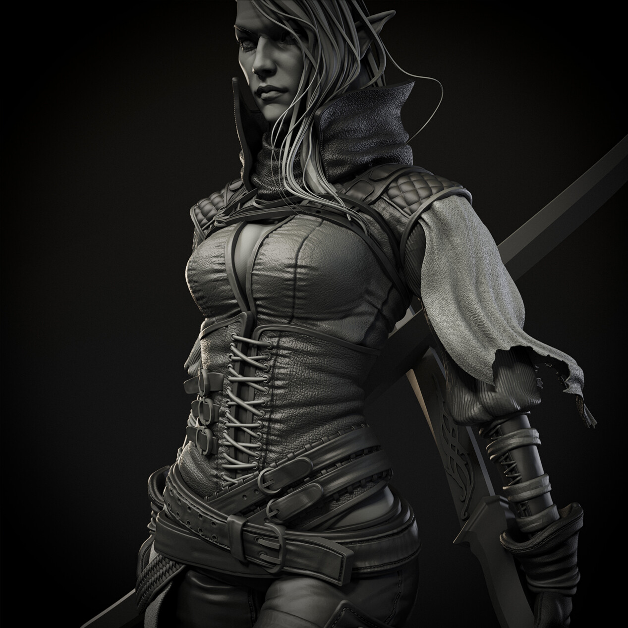 ArtStation - Elf Warrior