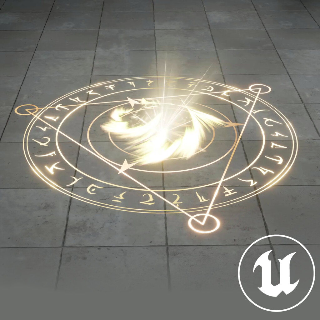 ArtStation - Real-Time VFX - Holy AoE