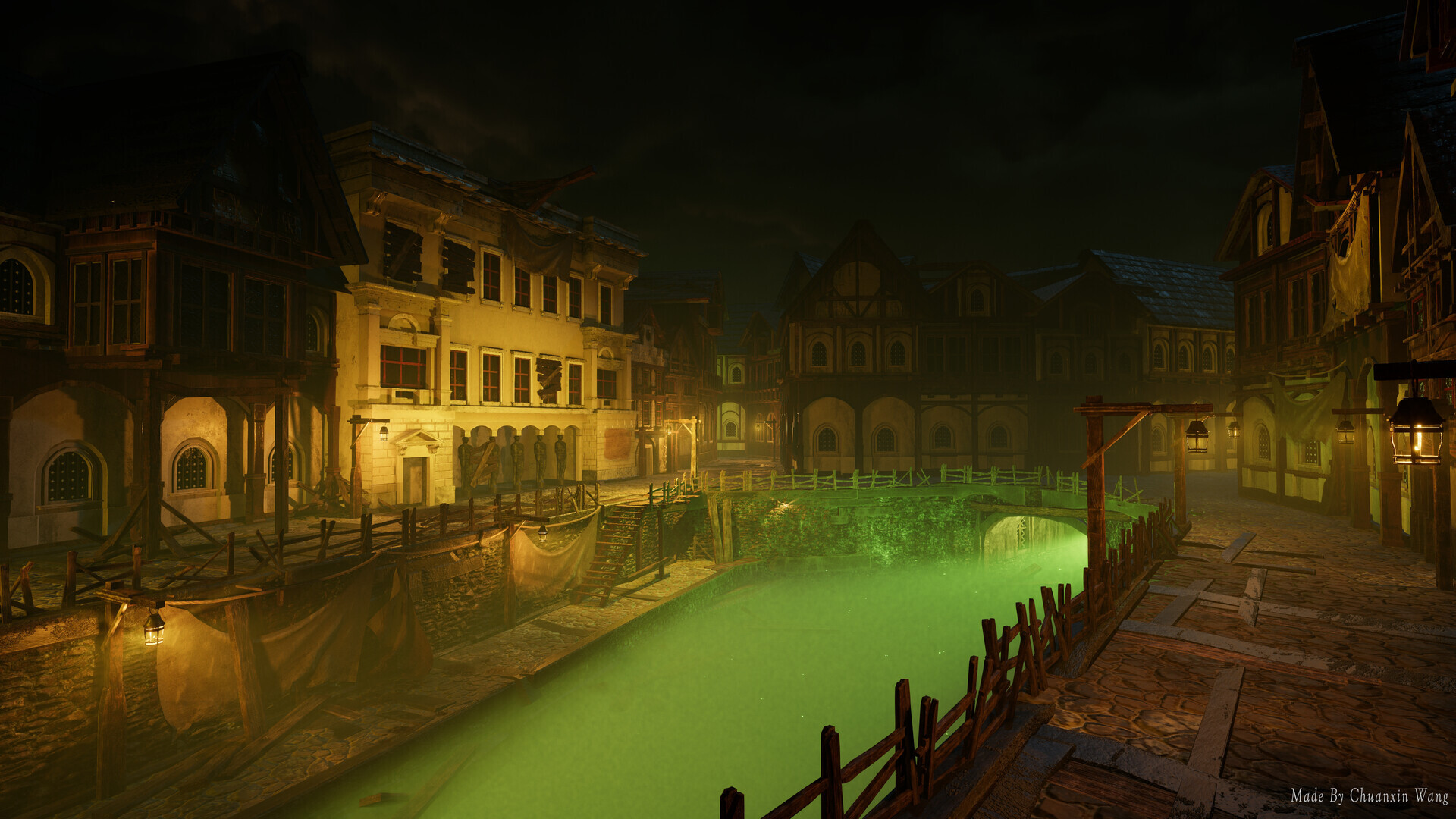 ArtStation - The Witch's Medieval Town