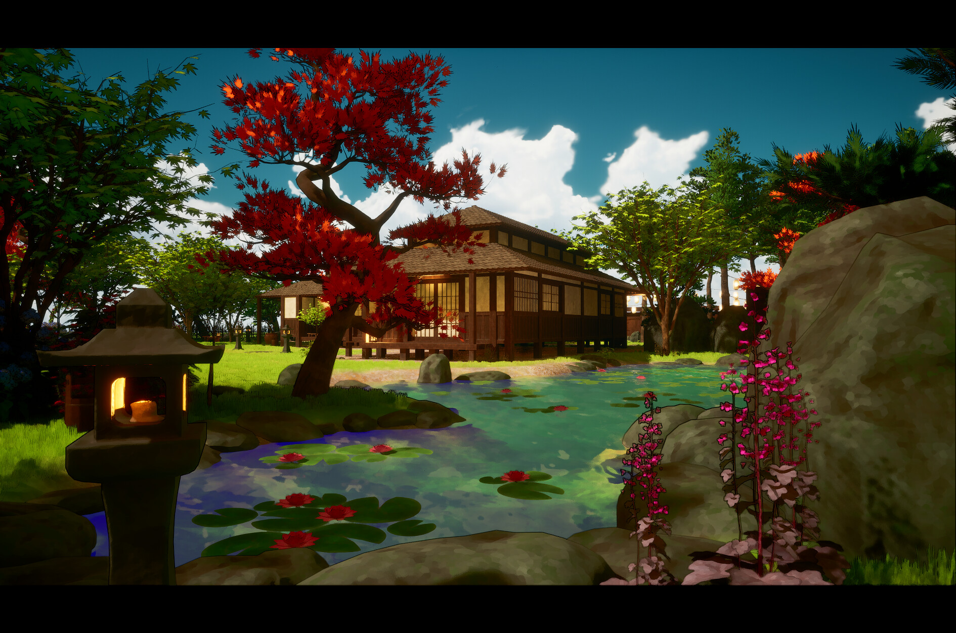 ArtStation - Stylized Ghibli-inspired environment