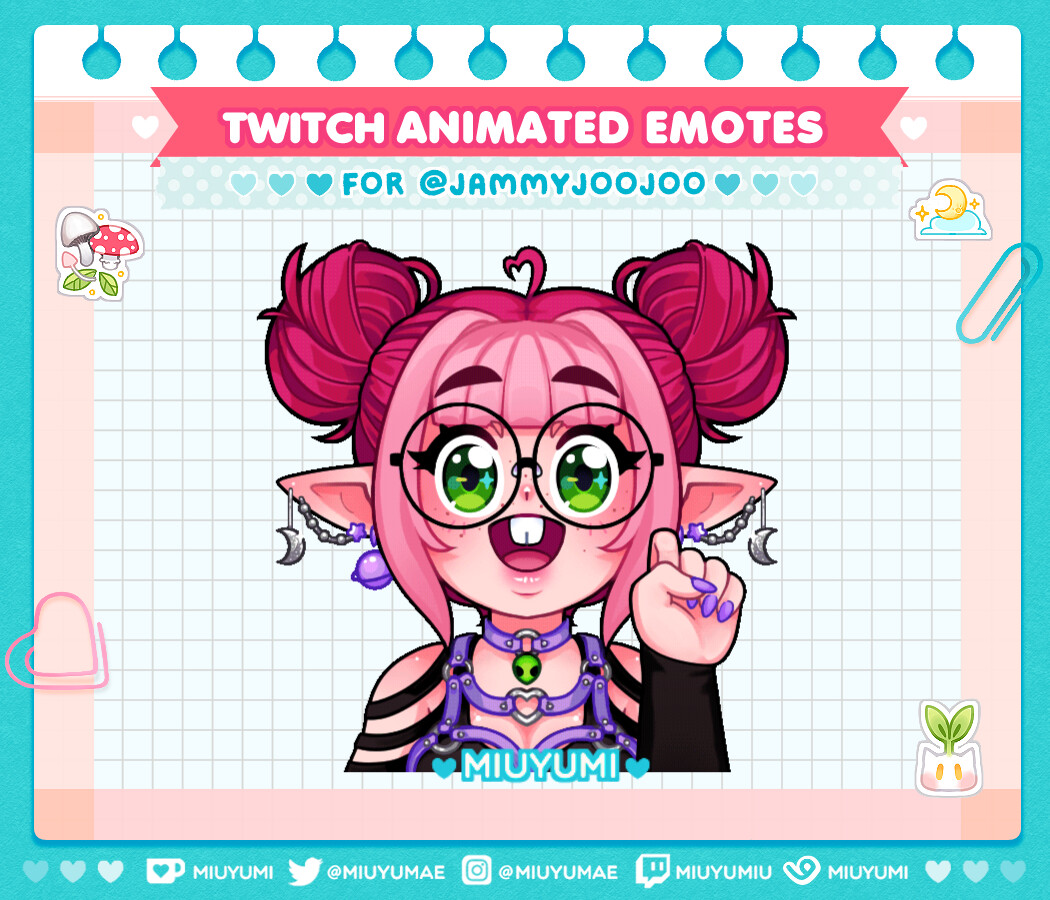 ArtStation - More Animated Emotes Comms!