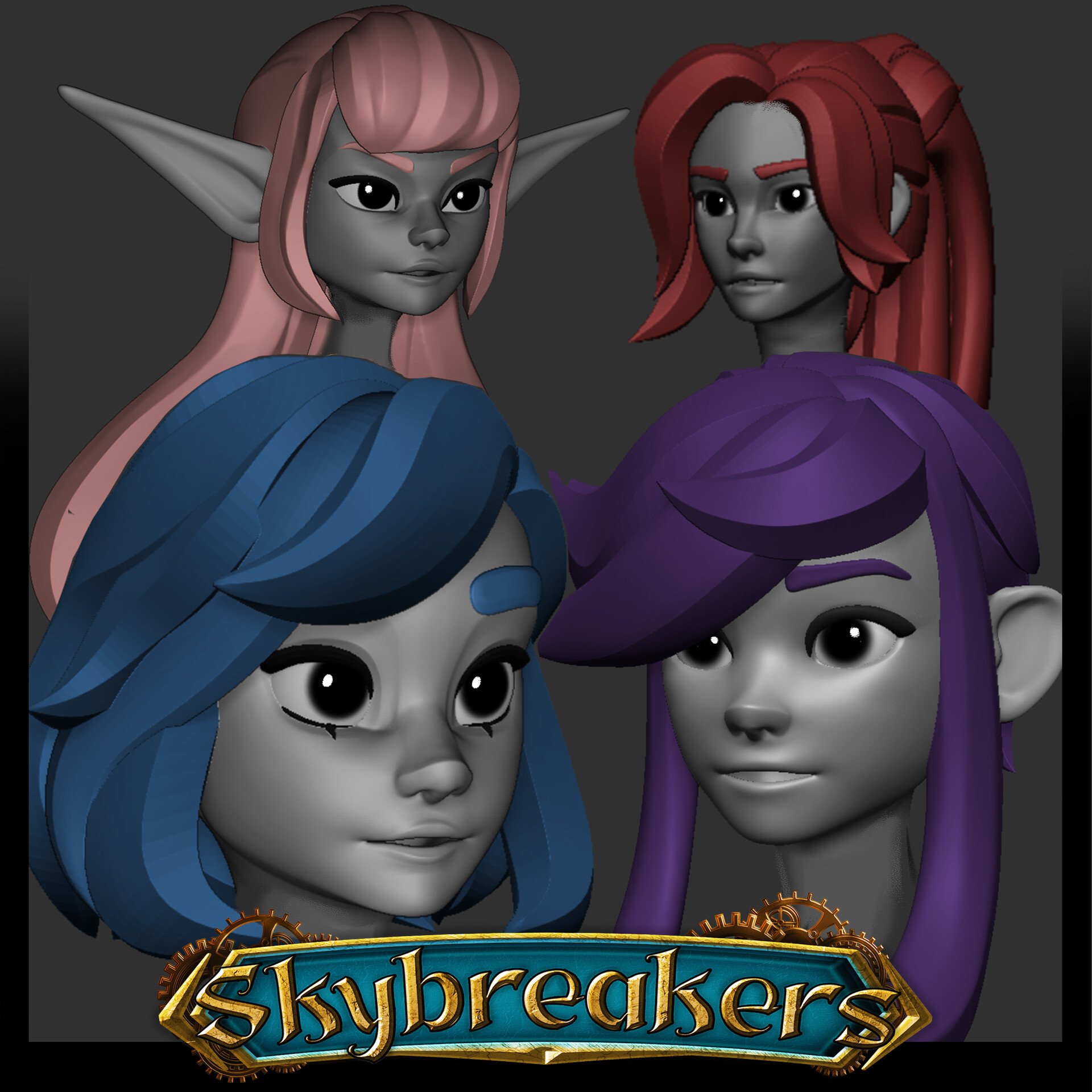 ArtStation - Meta Runner Season 3, Characters WIP