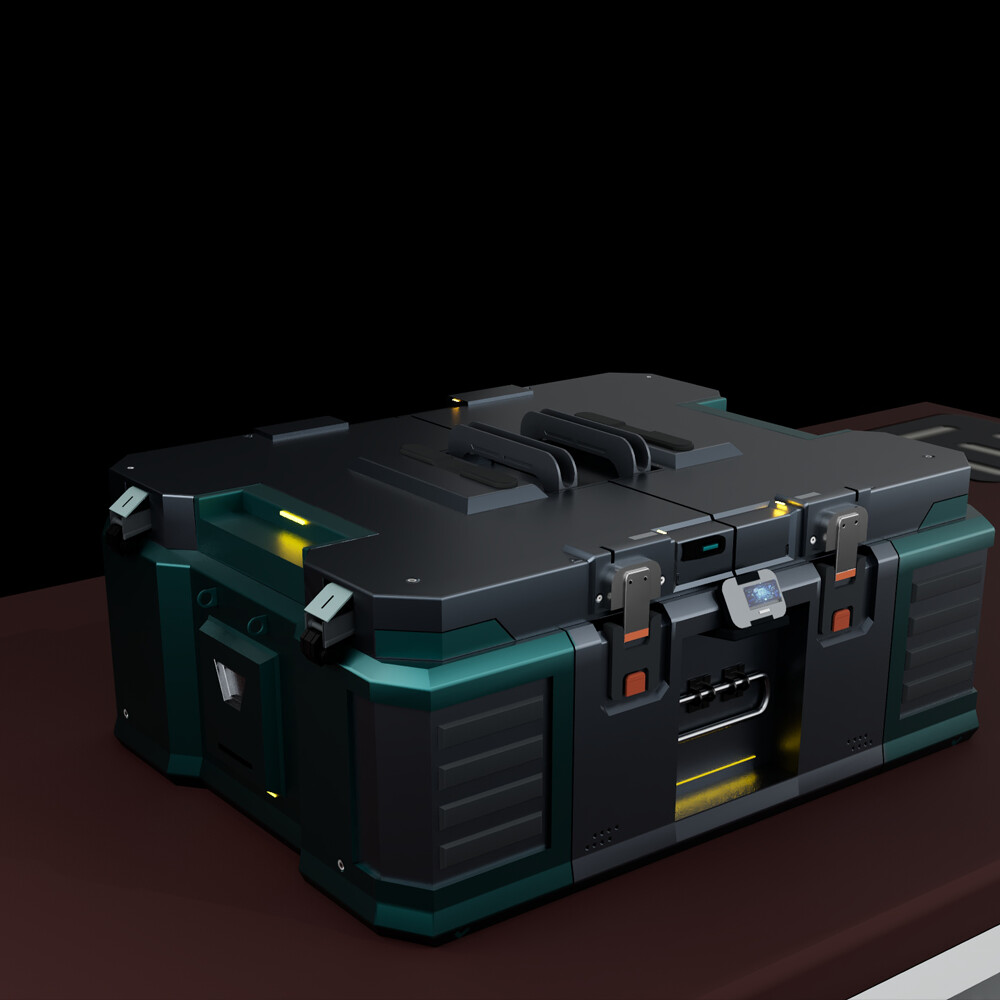 ArtStation - sci fi crate