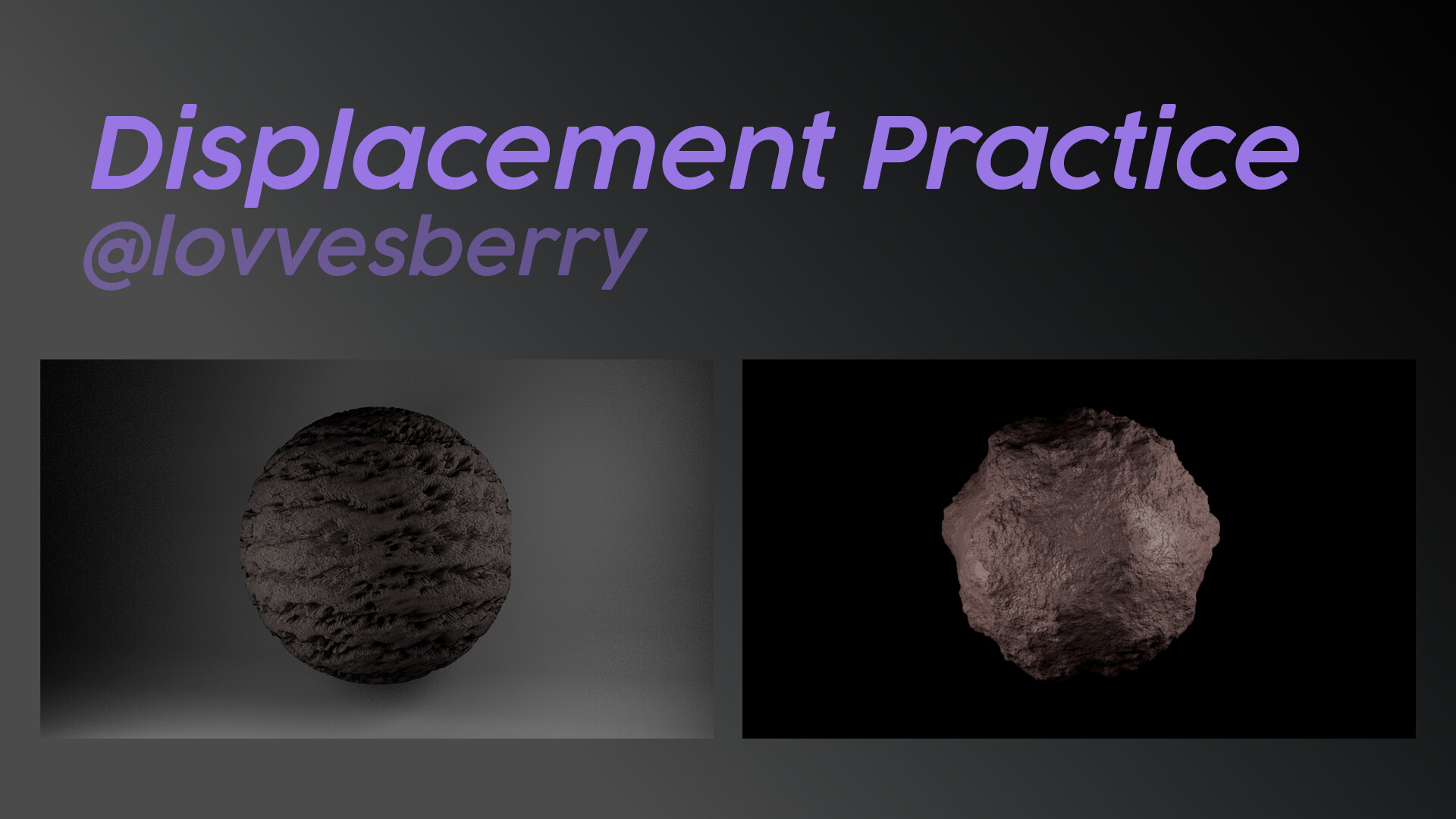 ArtStation - Displacement Study