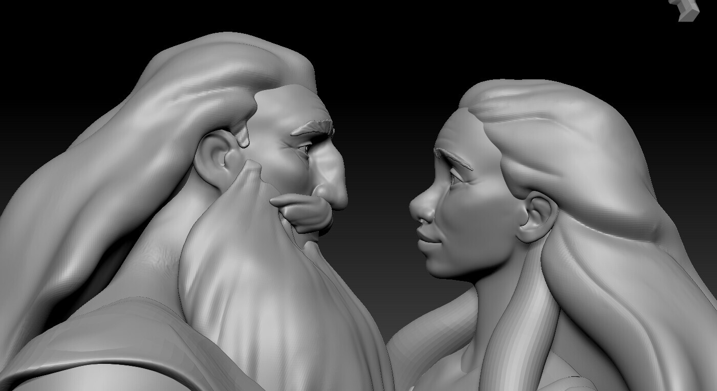 ArtStation - Heavenly Parents - 3D Print