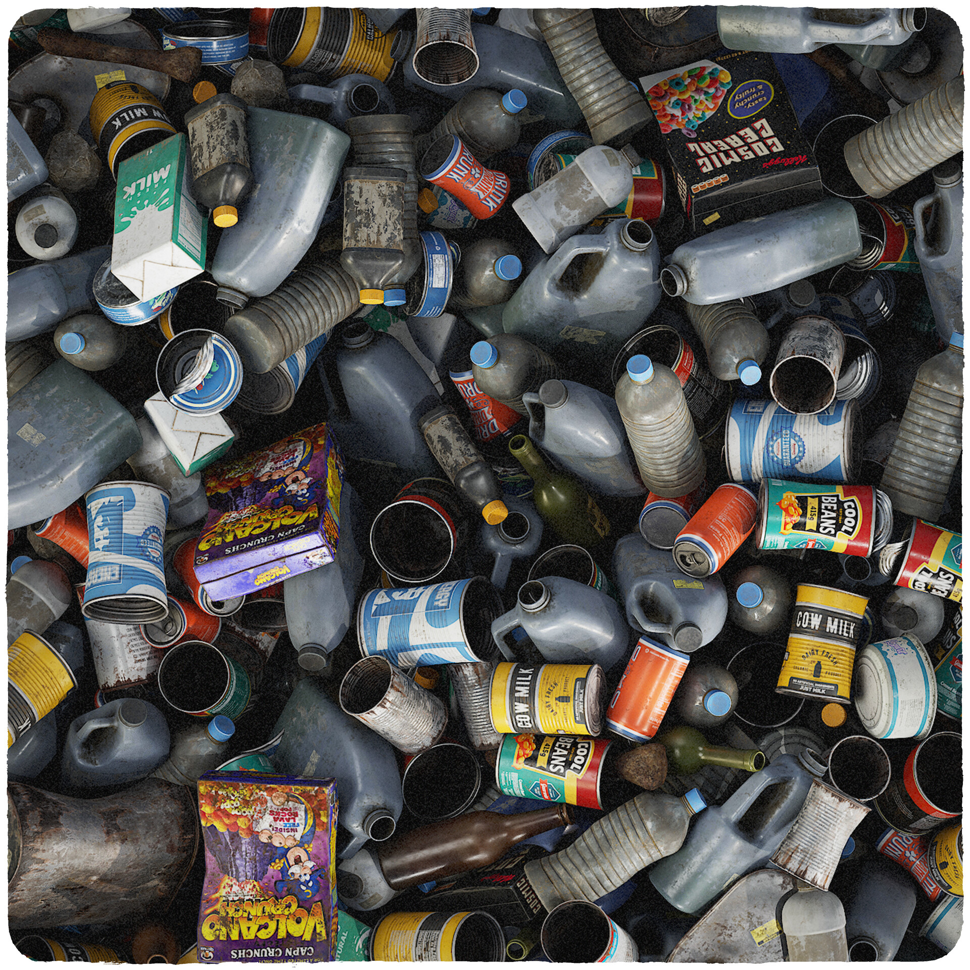 ArtStation - Trash Material - Houdini